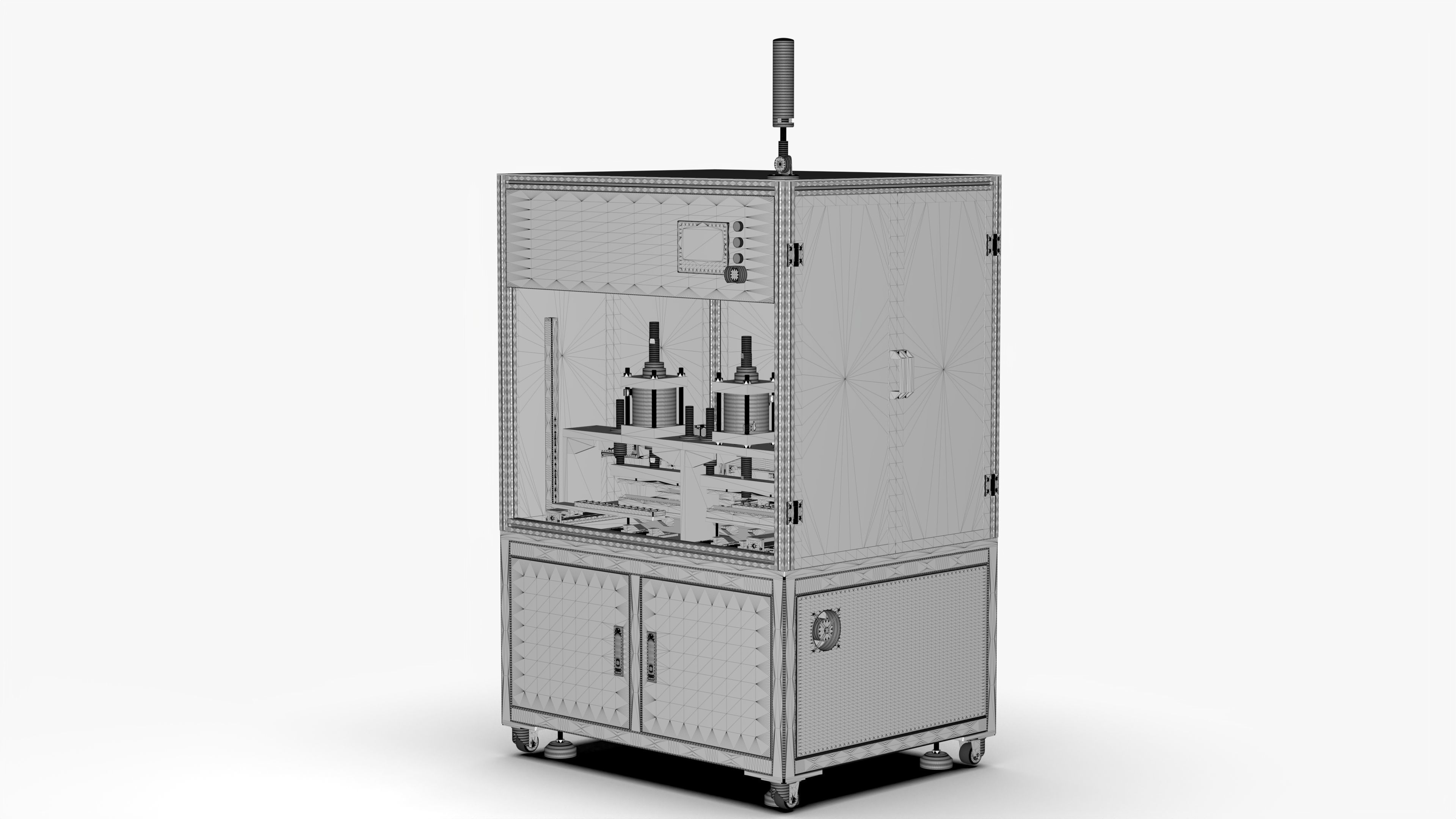 Automatic Resistance Cutting Test Machine 3D model | CGTrader