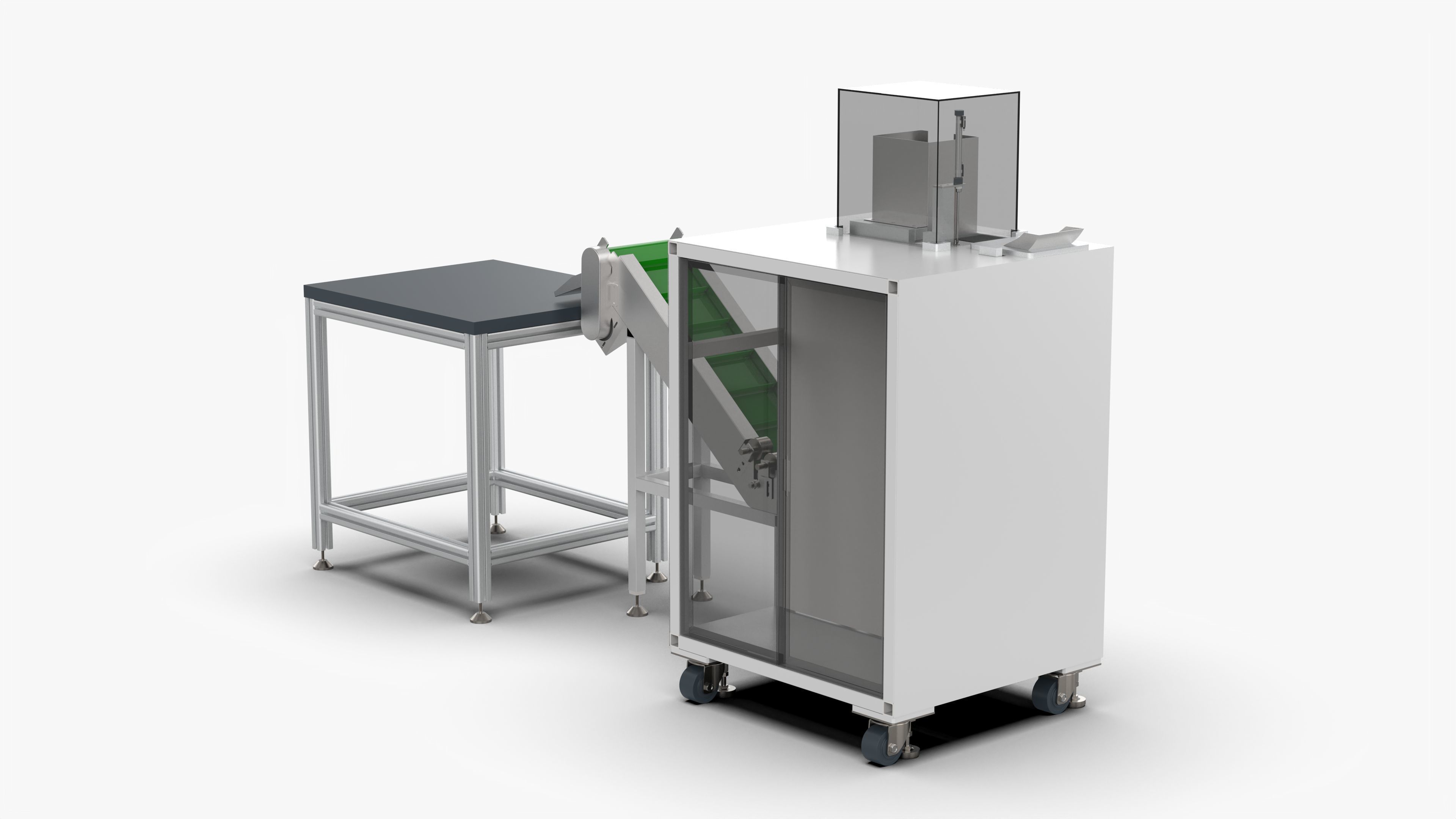 Automatic Printing Coding Bagging and Heat Sealing Machine 3D model ...