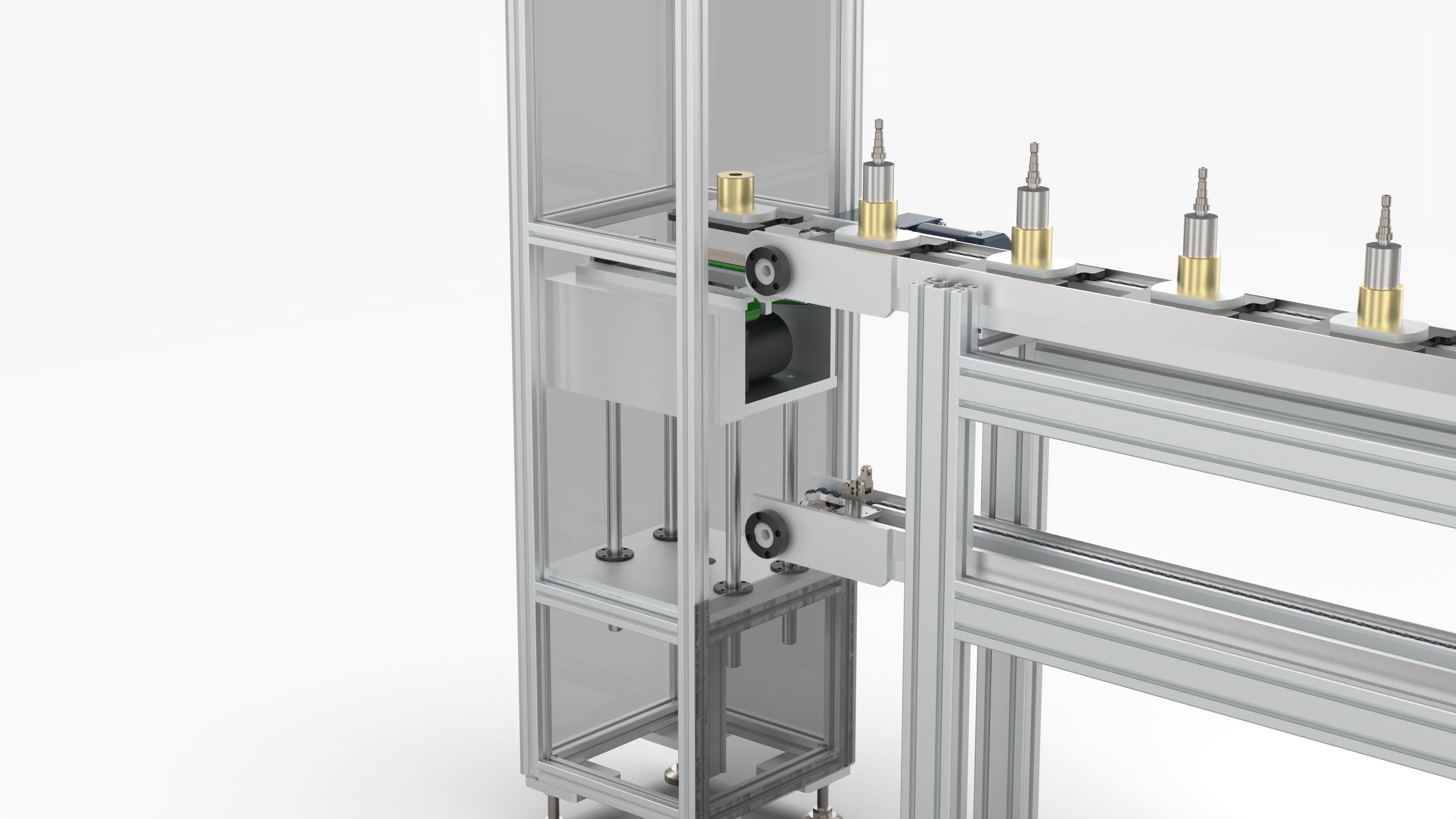 Automatic Valve Body Inlet Port Press Fitting Equipment 3D model | CGTrader