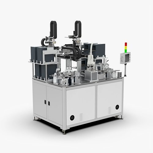 Automatic Mobile Phone Motherboard Testing Machine 3D model | CGTrader