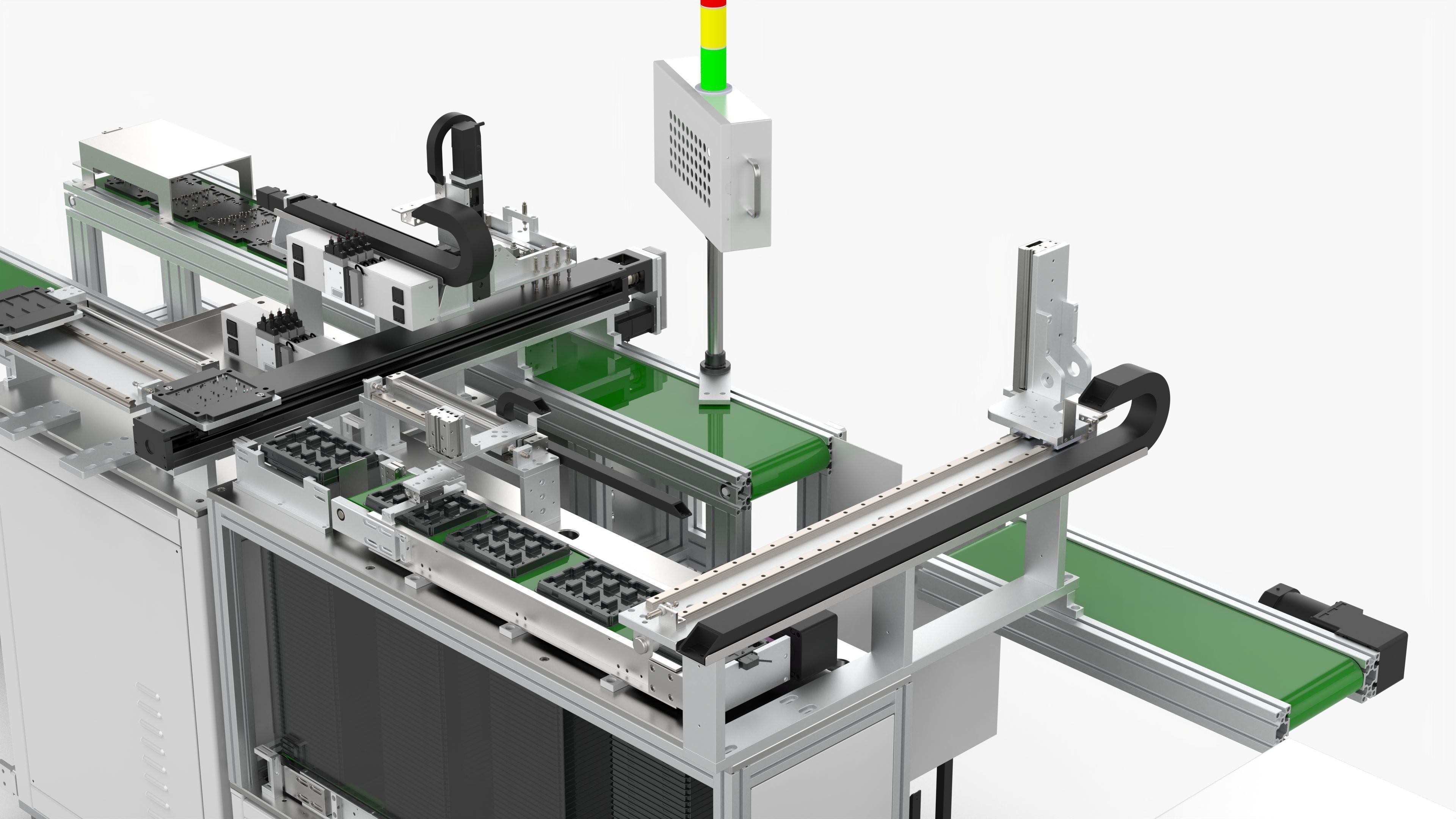 Automatic Testing of Feed Conveying Equipment 3D model | CGTrader
