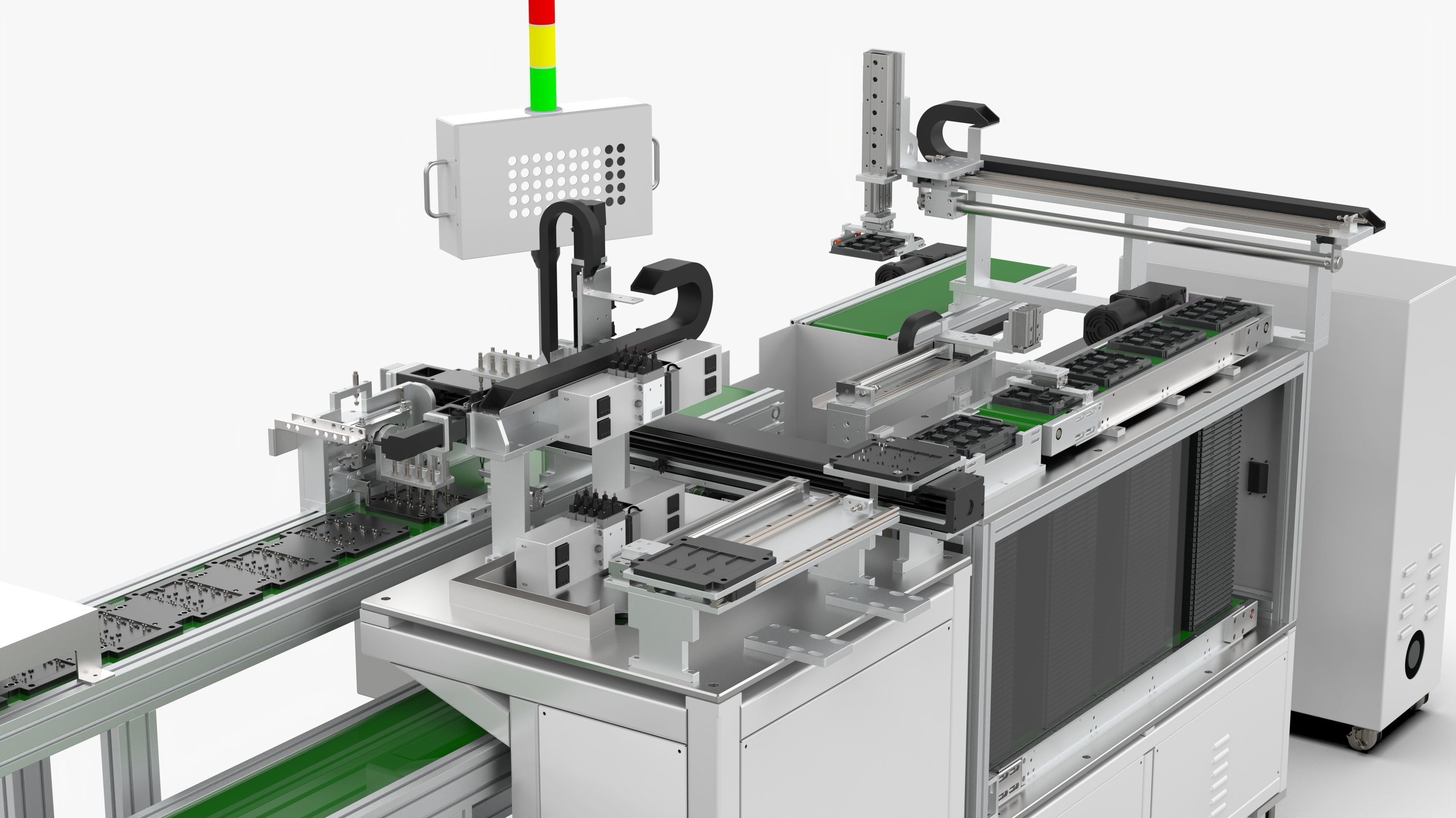 Automatic Testing of Feed Conveying Equipment 3D model | CGTrader