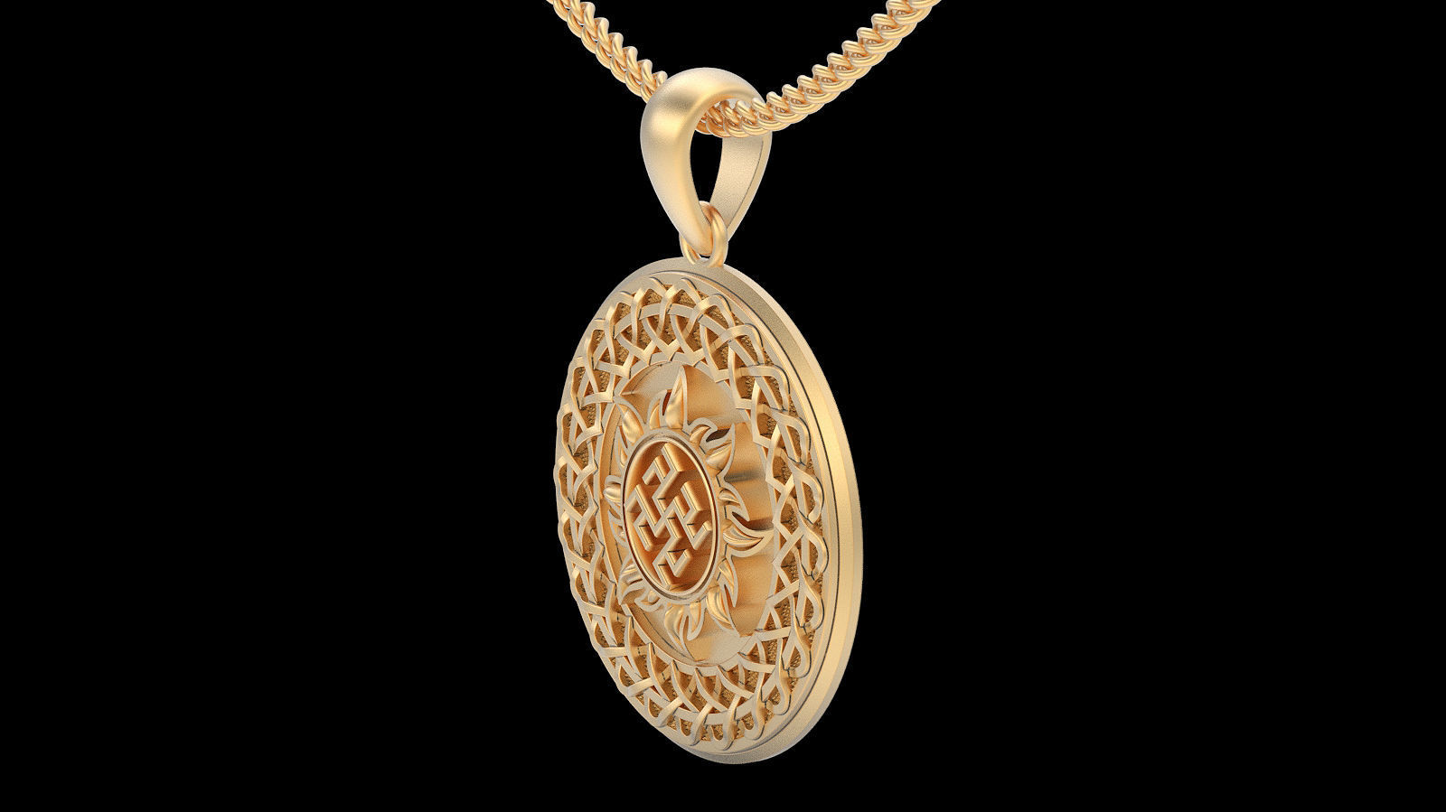 Amulet pendant silver gold jewelry printable 3D model 3D model 3D ...