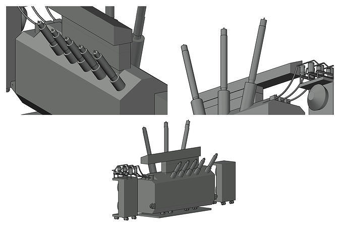 Power Transformer 3D model 3D printable | CGTrader