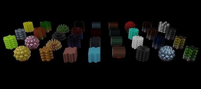 3D model Astroneer Big Resource Pack VR / AR / low-poly | CGTrader