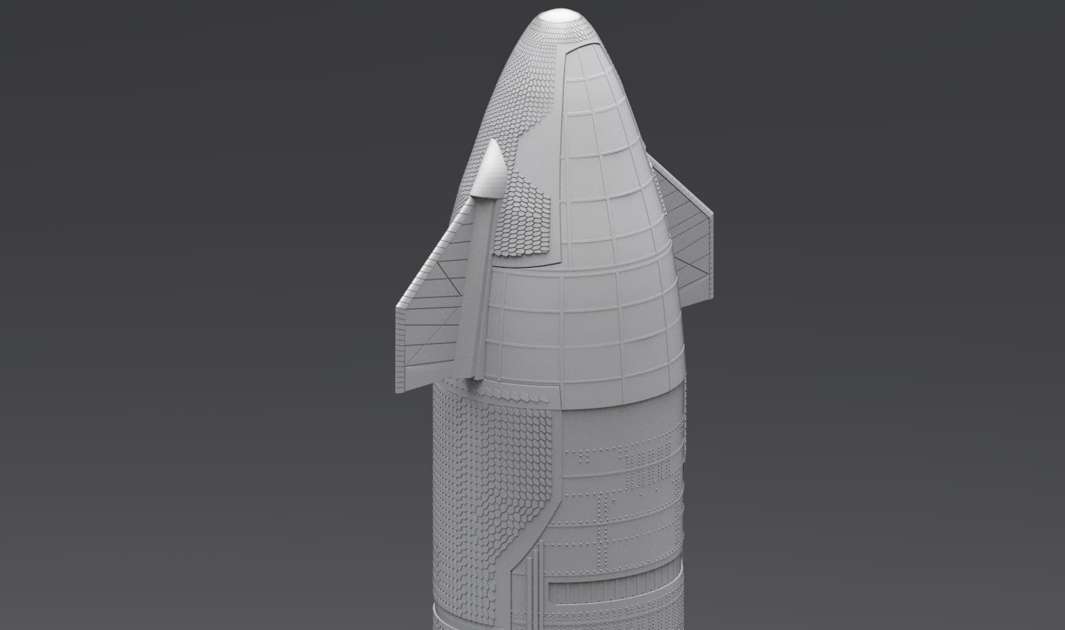 Starship and Superheavy Booster Scale model 3D model 3D printable ...
