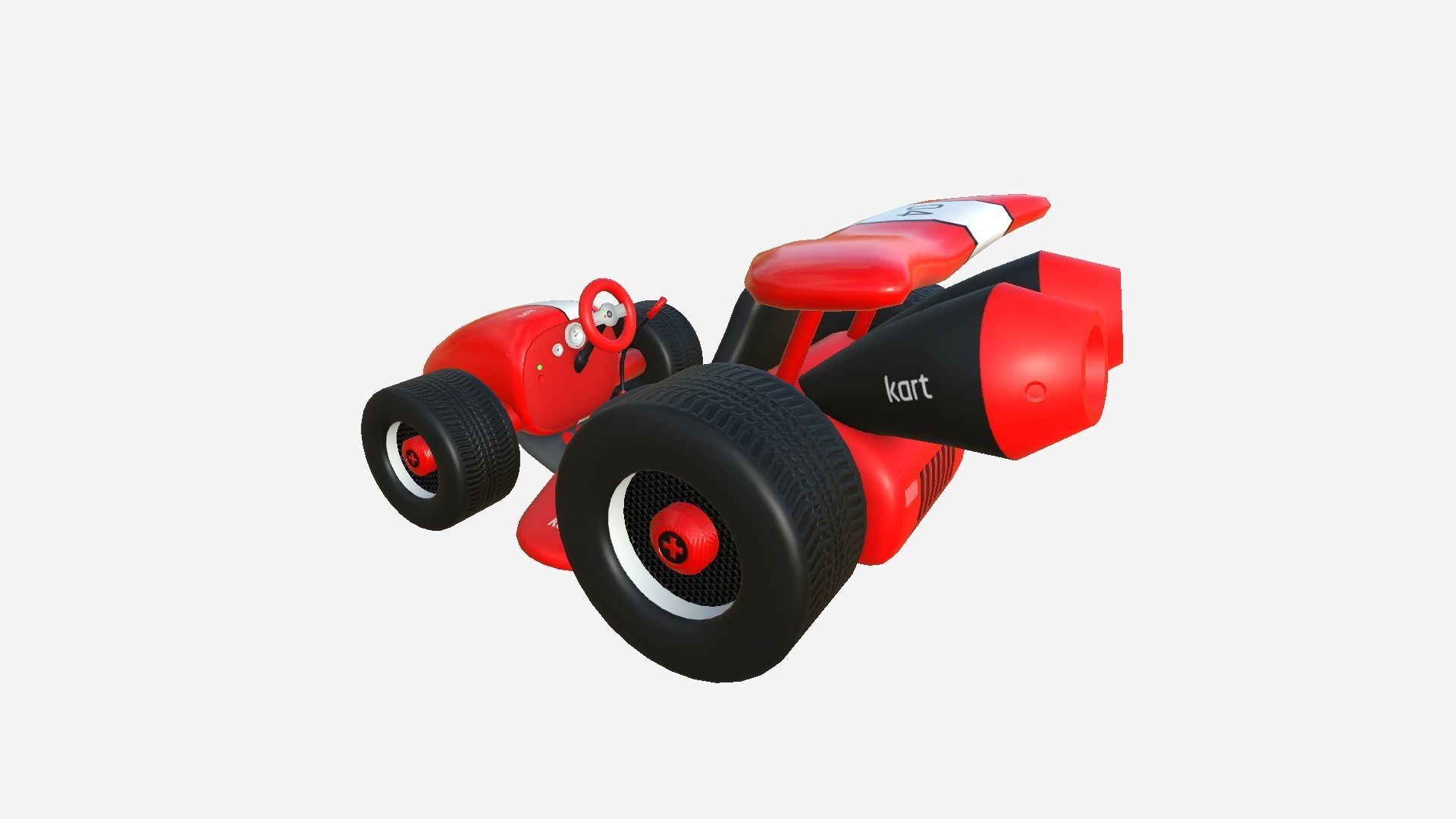 10 Cartoon Karts Red Collection - Vehicle Racing Design | CGTrader