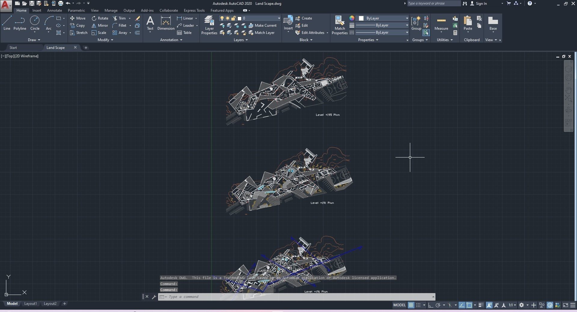 0128 - College of Art Architecture Project - 3D-2D Drawing 3D model ...