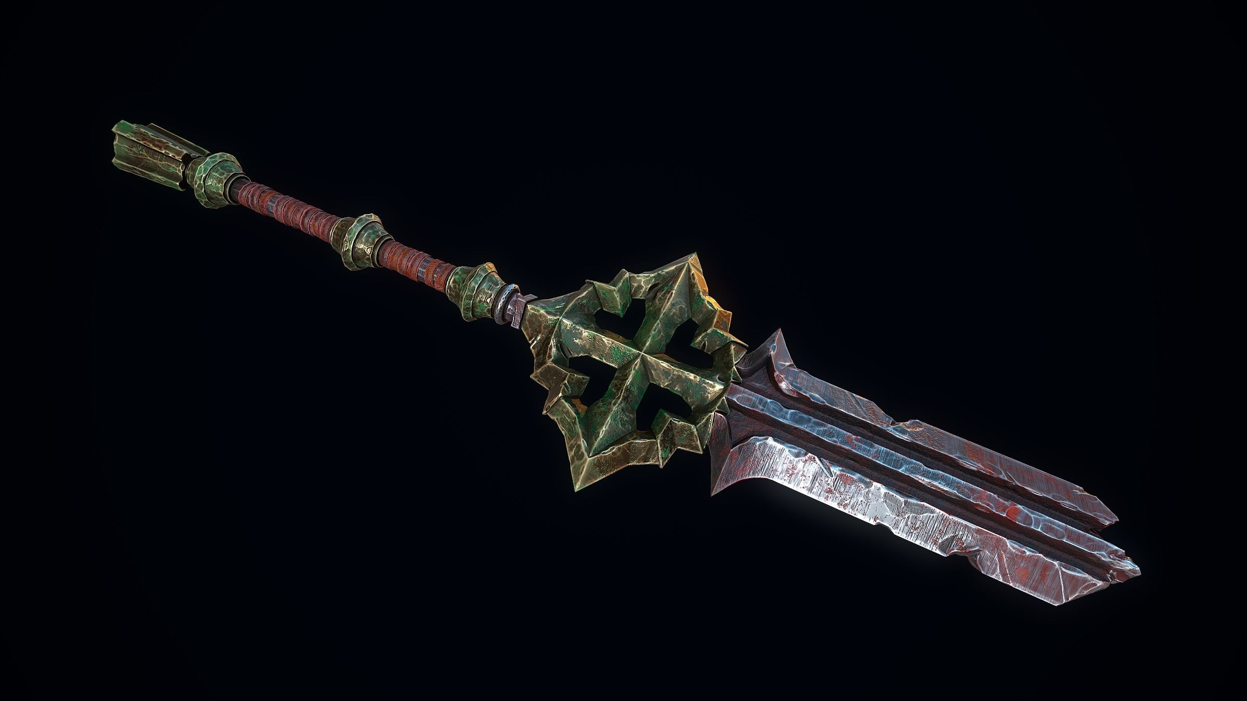 3D model Broken Hero Sword VR / AR / low-poly | CGTrader