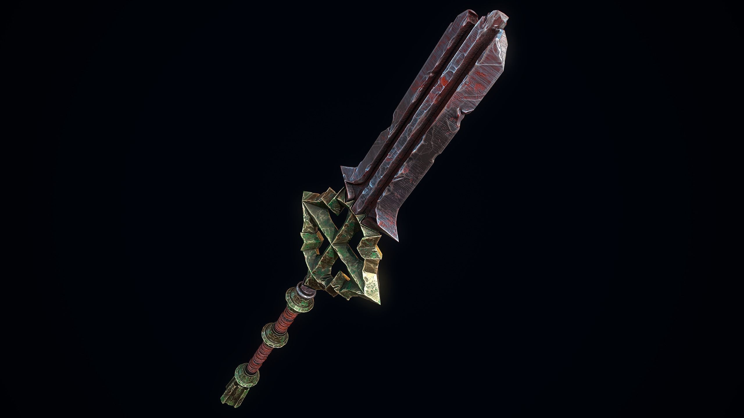 3D model Broken Hero Sword VR / AR / low-poly | CGTrader