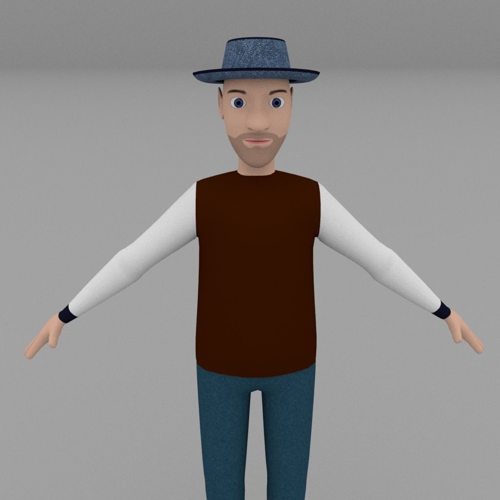 3D Cartoon Character Model 3D model | CGTrader