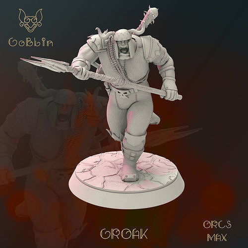 GROAK - ORCS MAX 3D model 3D printable | CGTrader