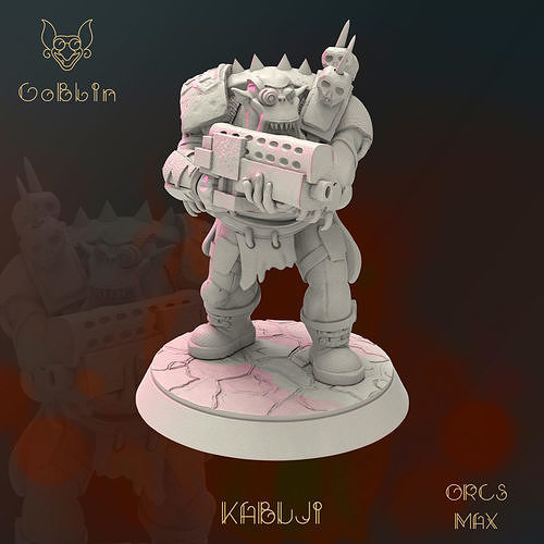 KABUJI - ORCS MAX 3D model 3D printable | CGTrader
