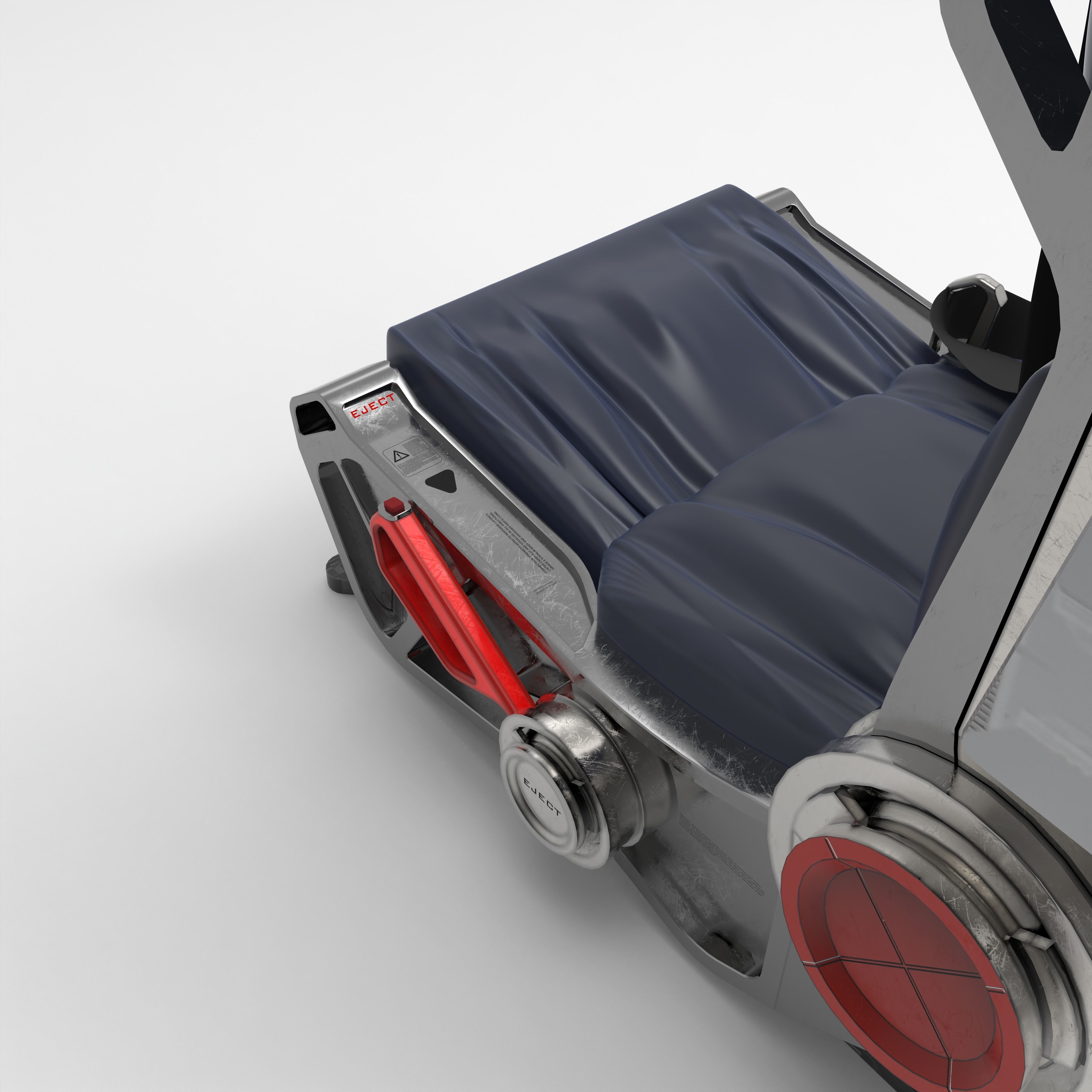 Ejecting Aircraft Seat 3D model | CGTrader
