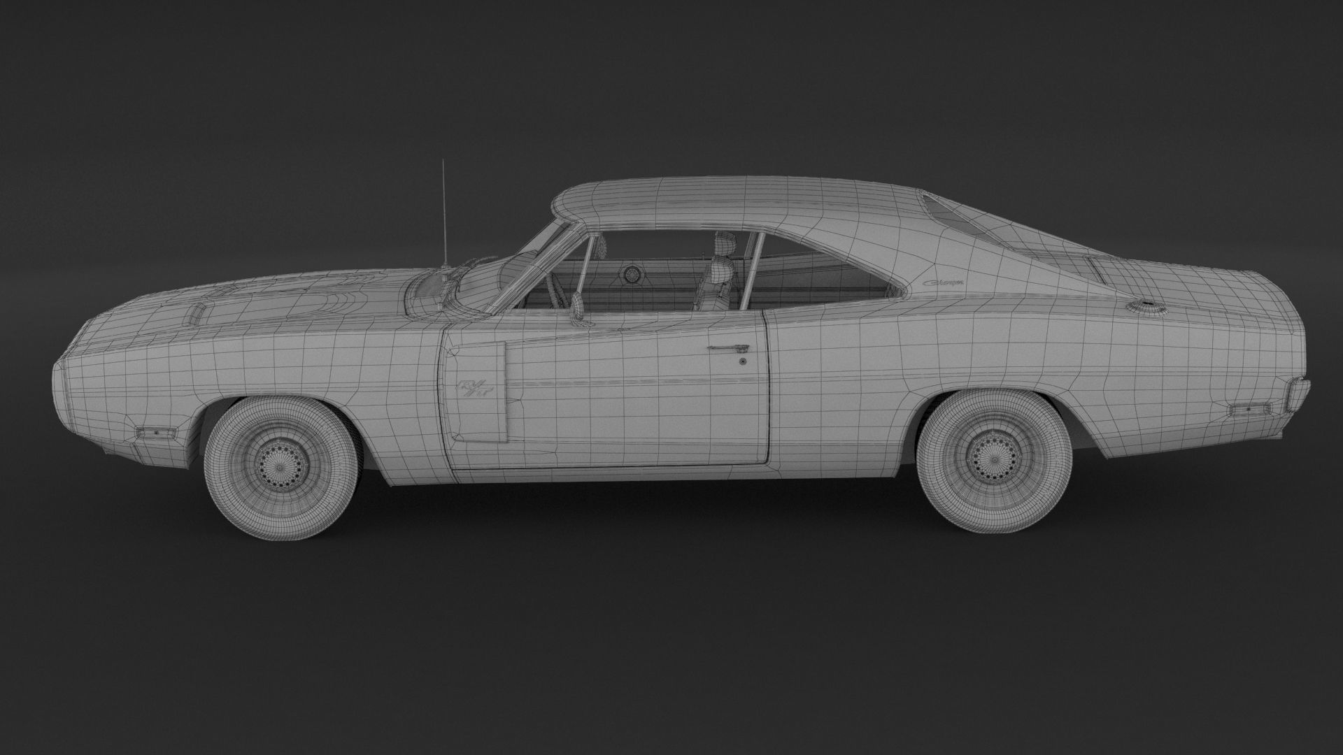 1970 Dodge Charger RT 3D model | CGTrader