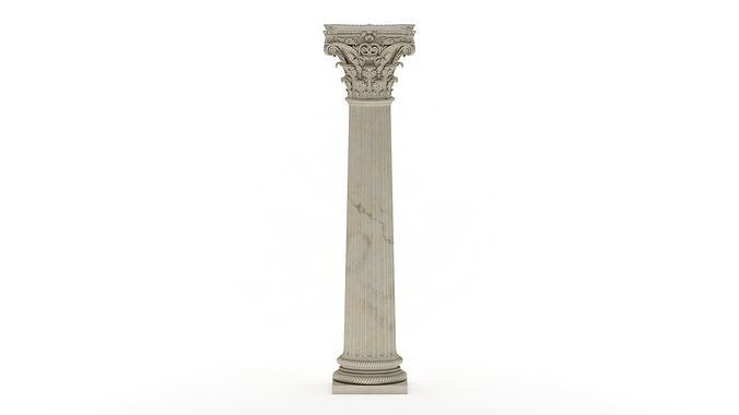 Composite Column 3 3D model | CGTrader