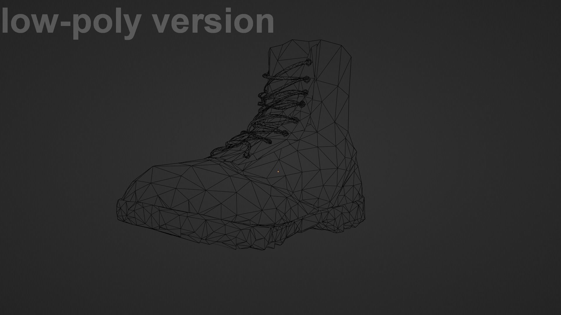 Stylized Leather Boot 3D model | CGTrader