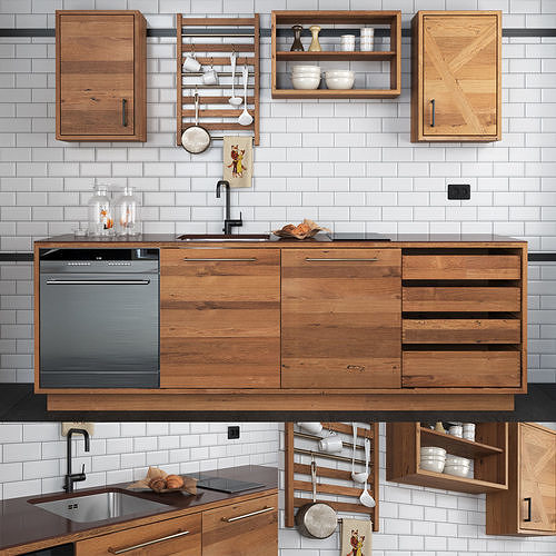Railway Kitchen 3D model | CGTrader