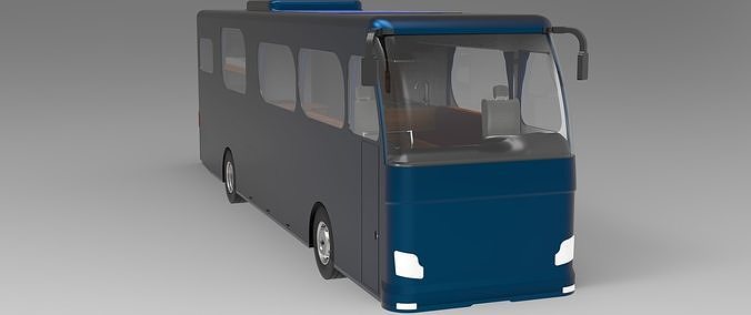 3D model Caravan bus VR / AR / low-poly | CGTrader
