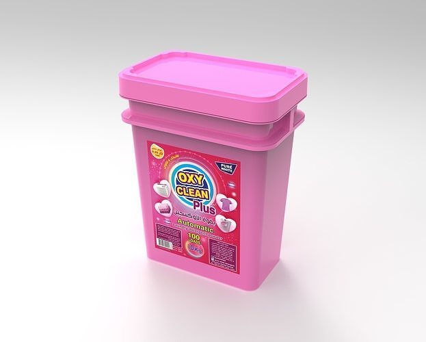 Detergent box 3D model 3D printable | CGTrader