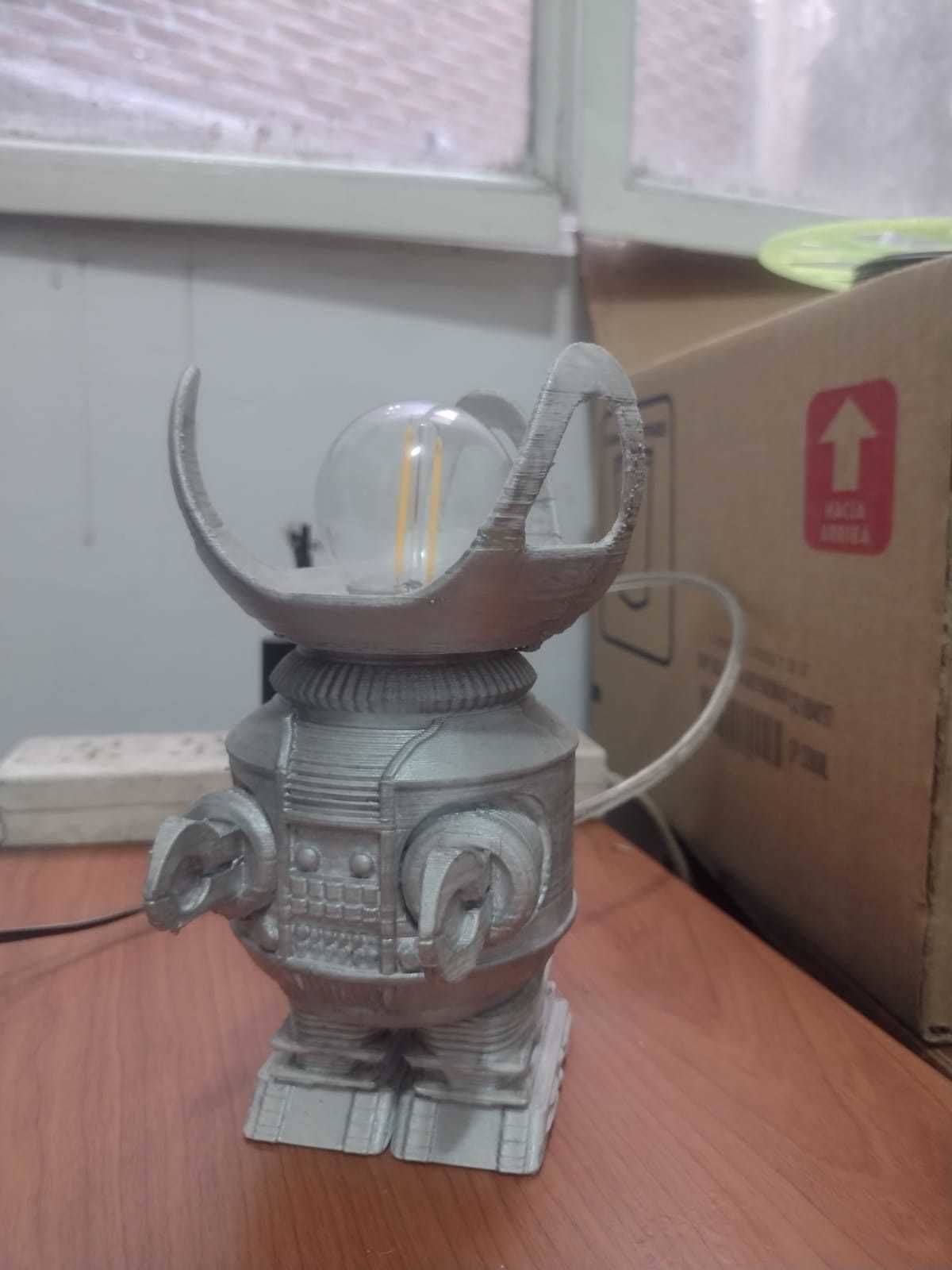 Lamp Robinson Robot Blinky Rodney 3D model 3D printable | CGTrader