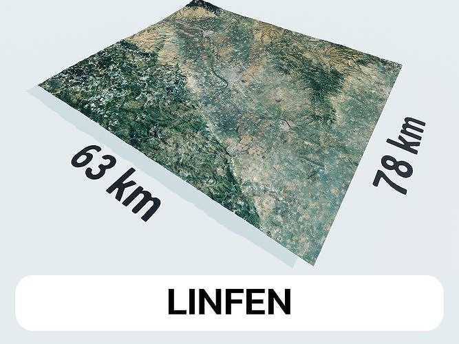 Linfen China City Landscape 3D Model 3D model | CGTrader