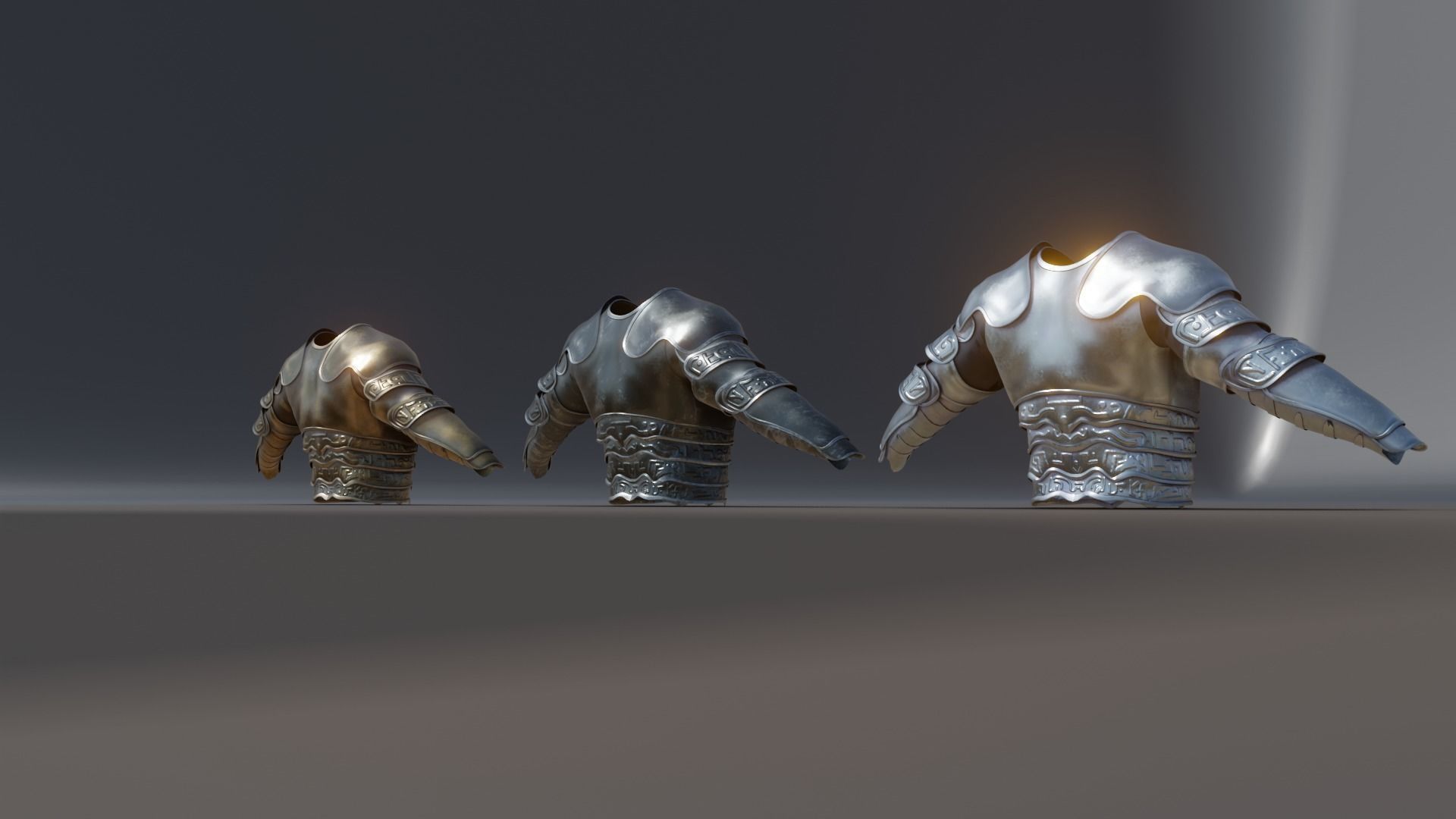 3D model low poly battle armor VR / AR / low-poly | CGTrader