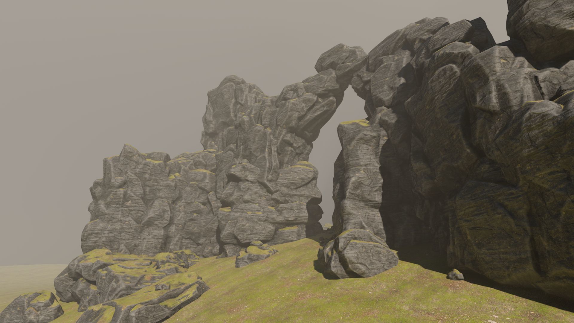 3D model Godot Cliffs and Rocks Asset Pack 1 VR / AR / low-poly | CGTrader
