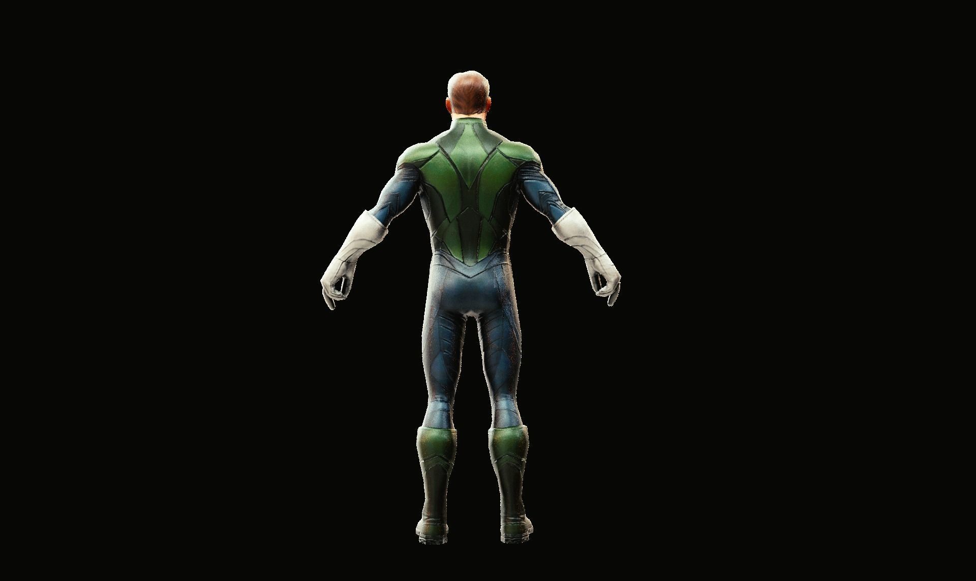 HAL JORDAN - GREEN LANTERN 3D model rigged | CGTrader