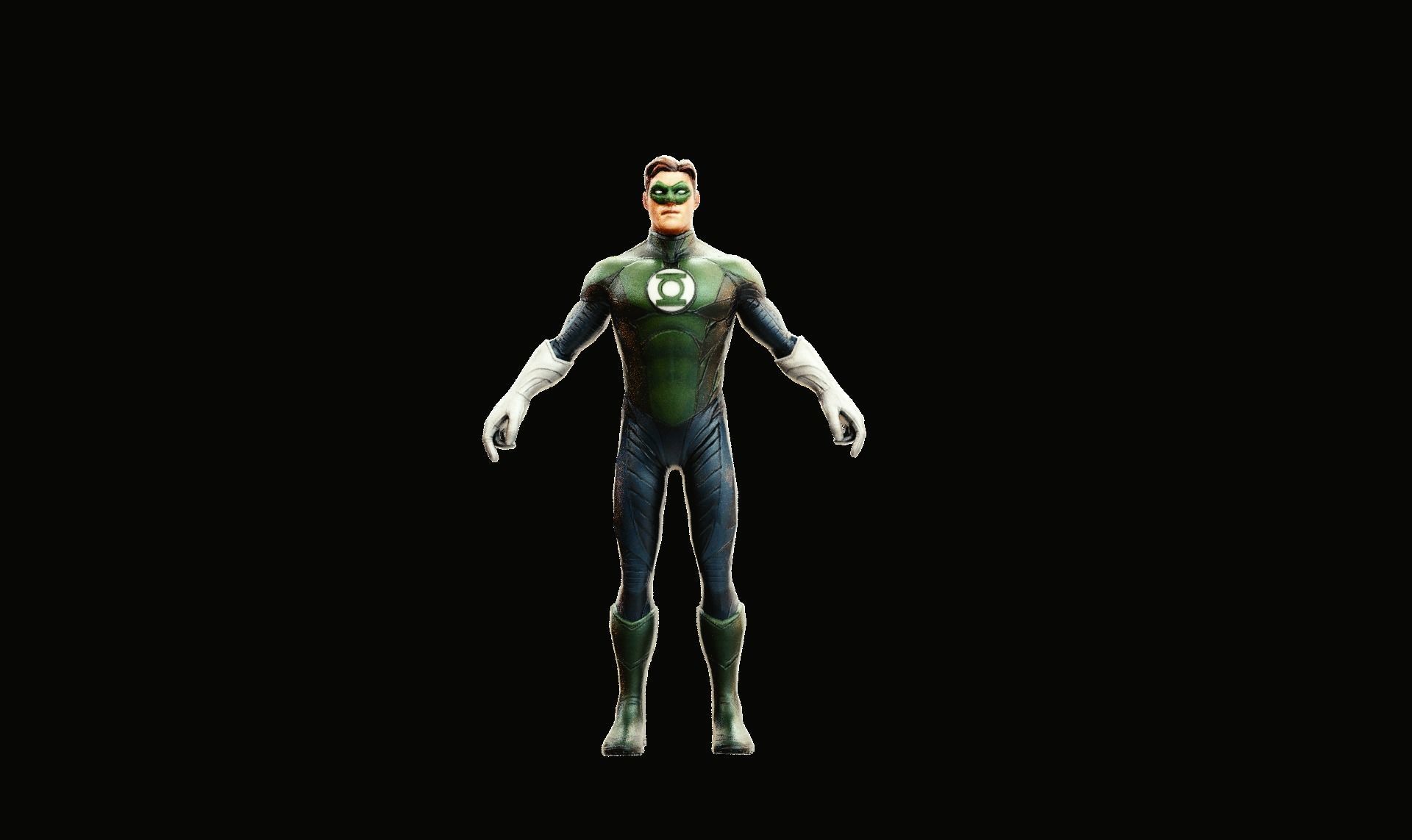 HAL JORDAN - GREEN LANTERN 3D model rigged | CGTrader