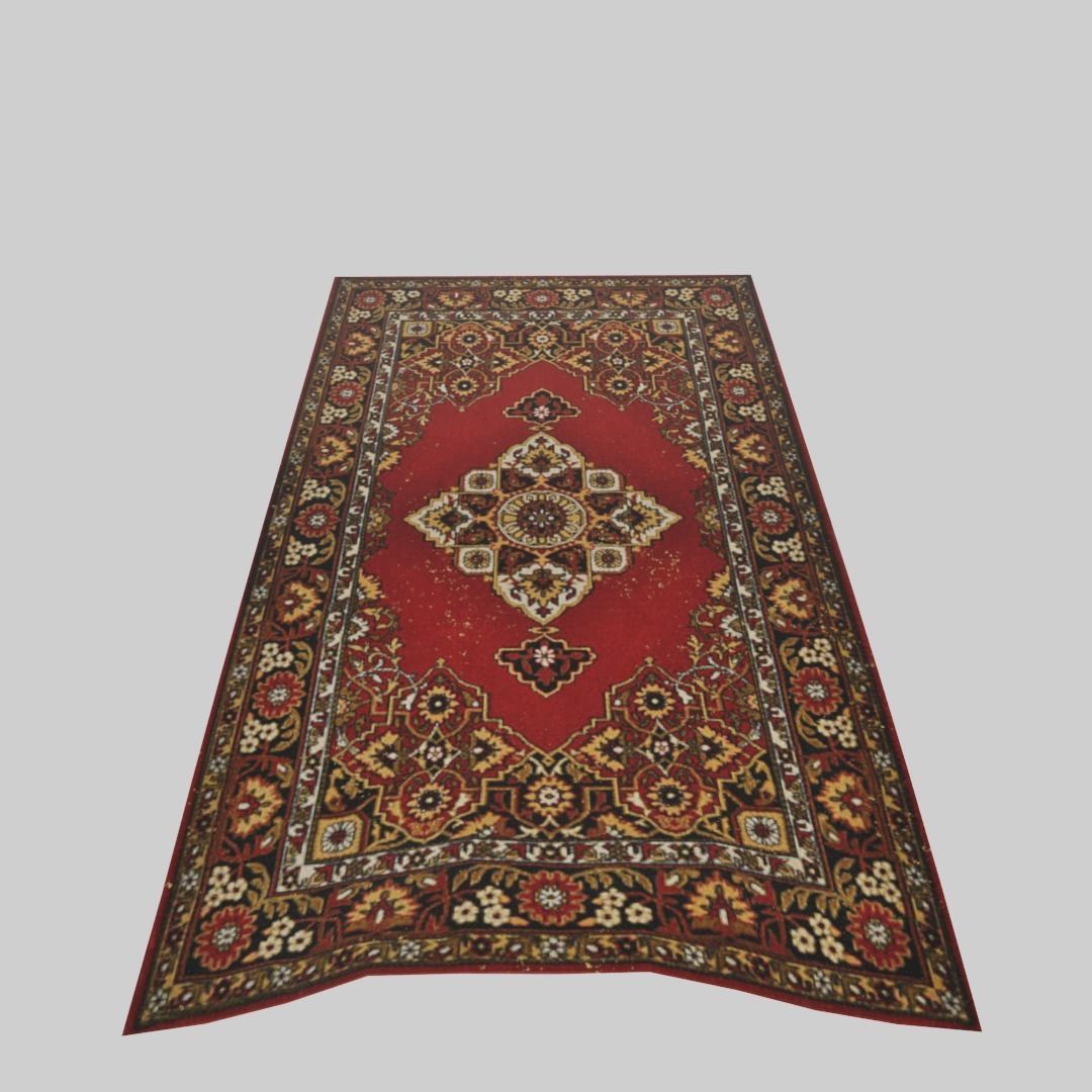 3D model Persian carpet VR / AR / low-poly | CGTrader