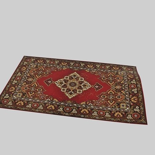 3D model Persian carpet VR / AR / low-poly | CGTrader