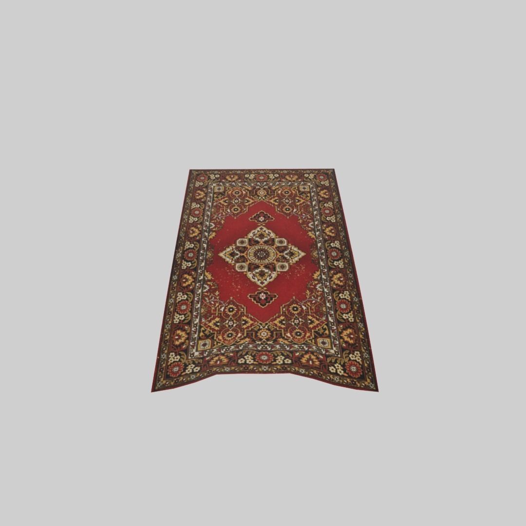 3D model Persian carpet VR / AR / low-poly | CGTrader