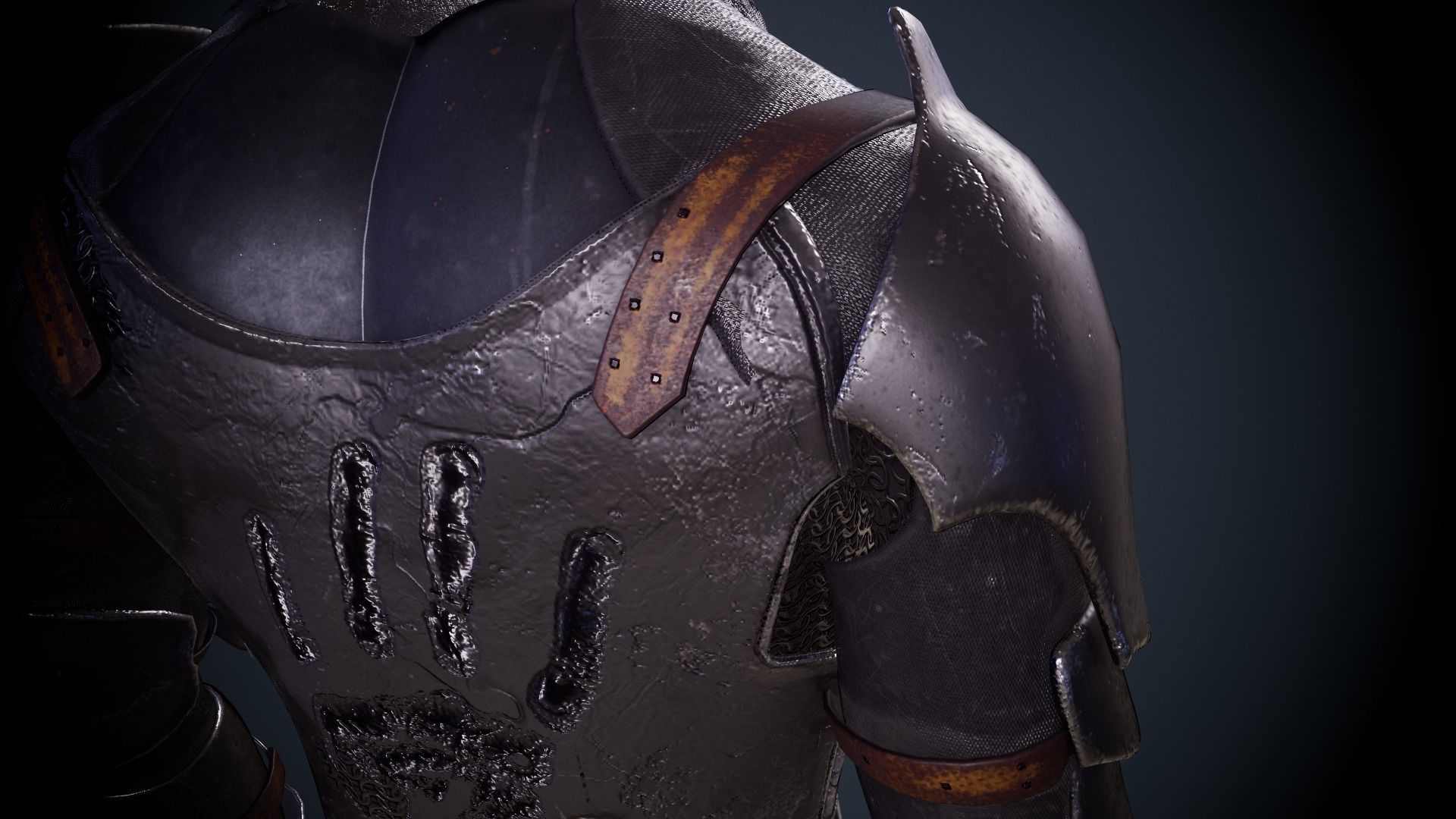 3D model Medieval death knight VR / AR / low-poly | CGTrader