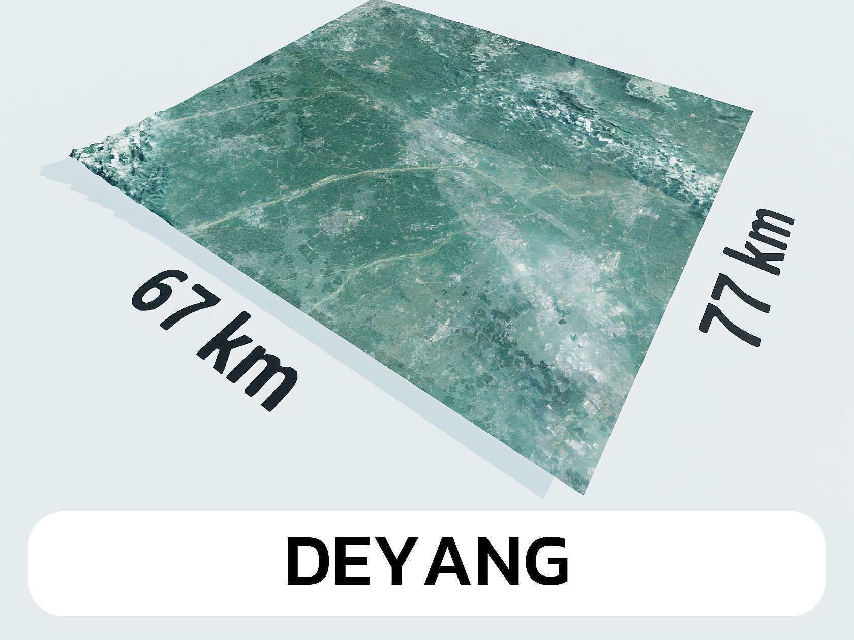 Deyang China City Landscape 3D Model 3D model | CGTrader