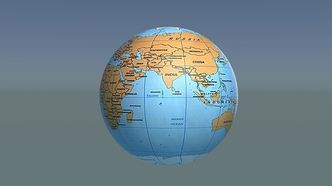 Planet Earth free VR / AR / low-poly 3D model | CGTrader