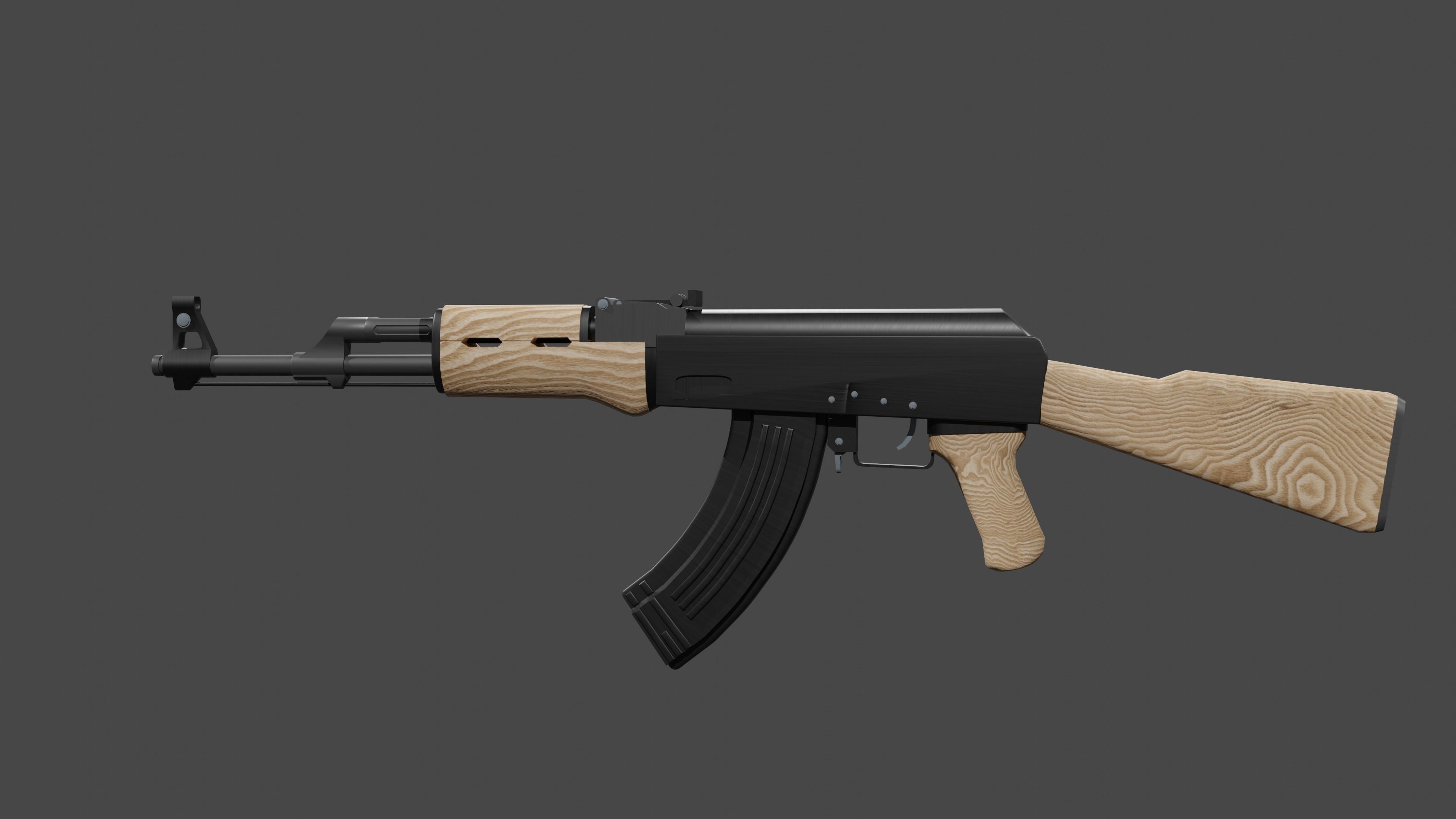 Ak-47 3D model | CGTrader