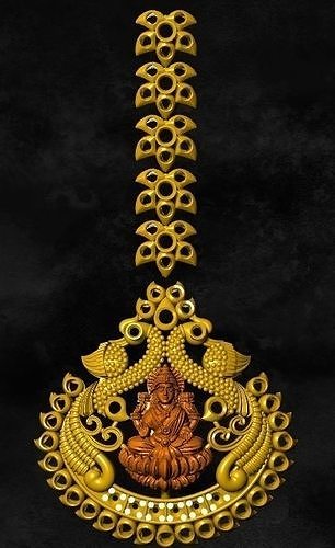 TIKLY GIRLS GOLD ORNAMENT PAPADI CHAIN 3D model 3D printable | CGTrader