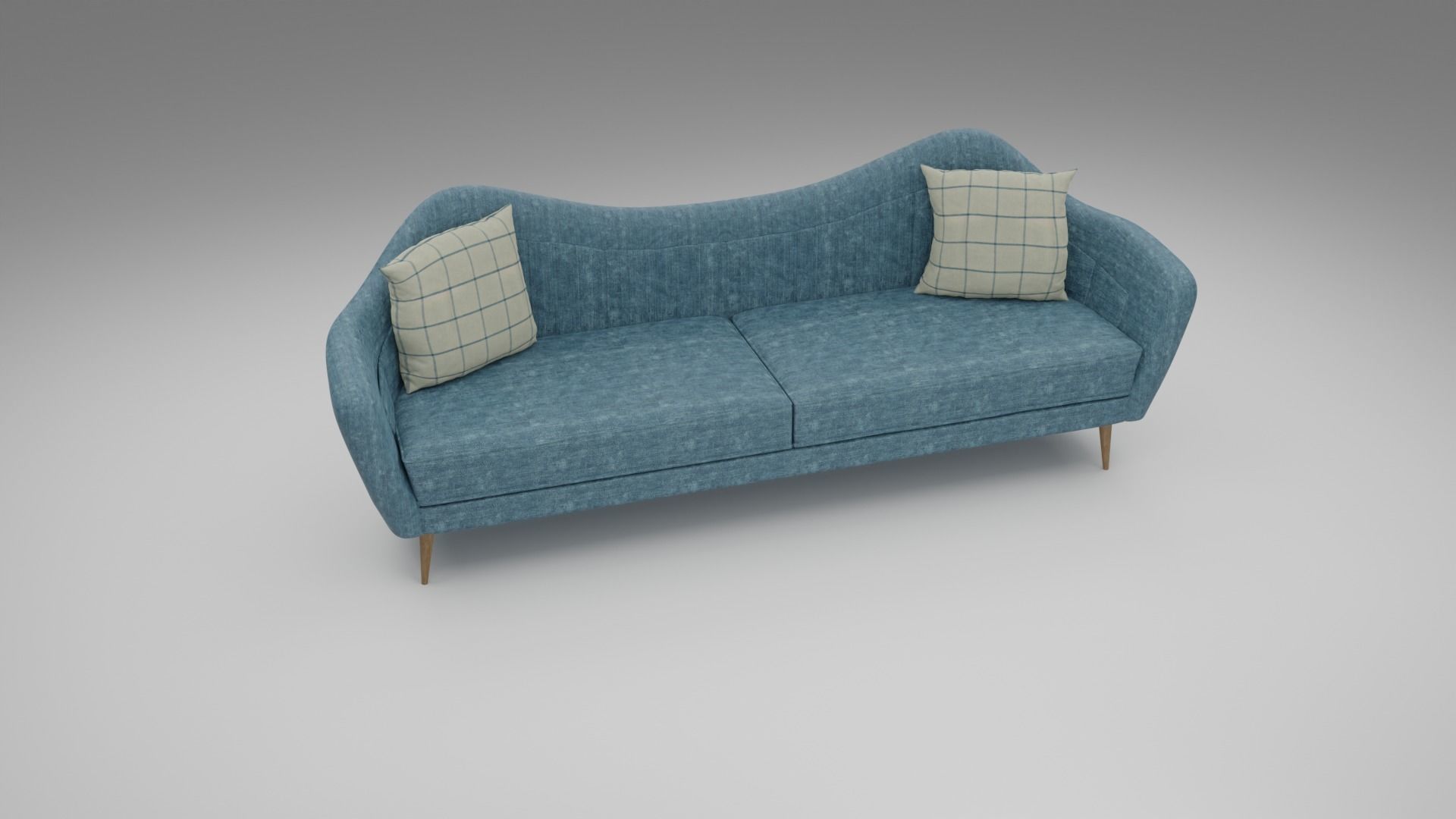 Sofa realistic for Blender 3D model | CGTrader
