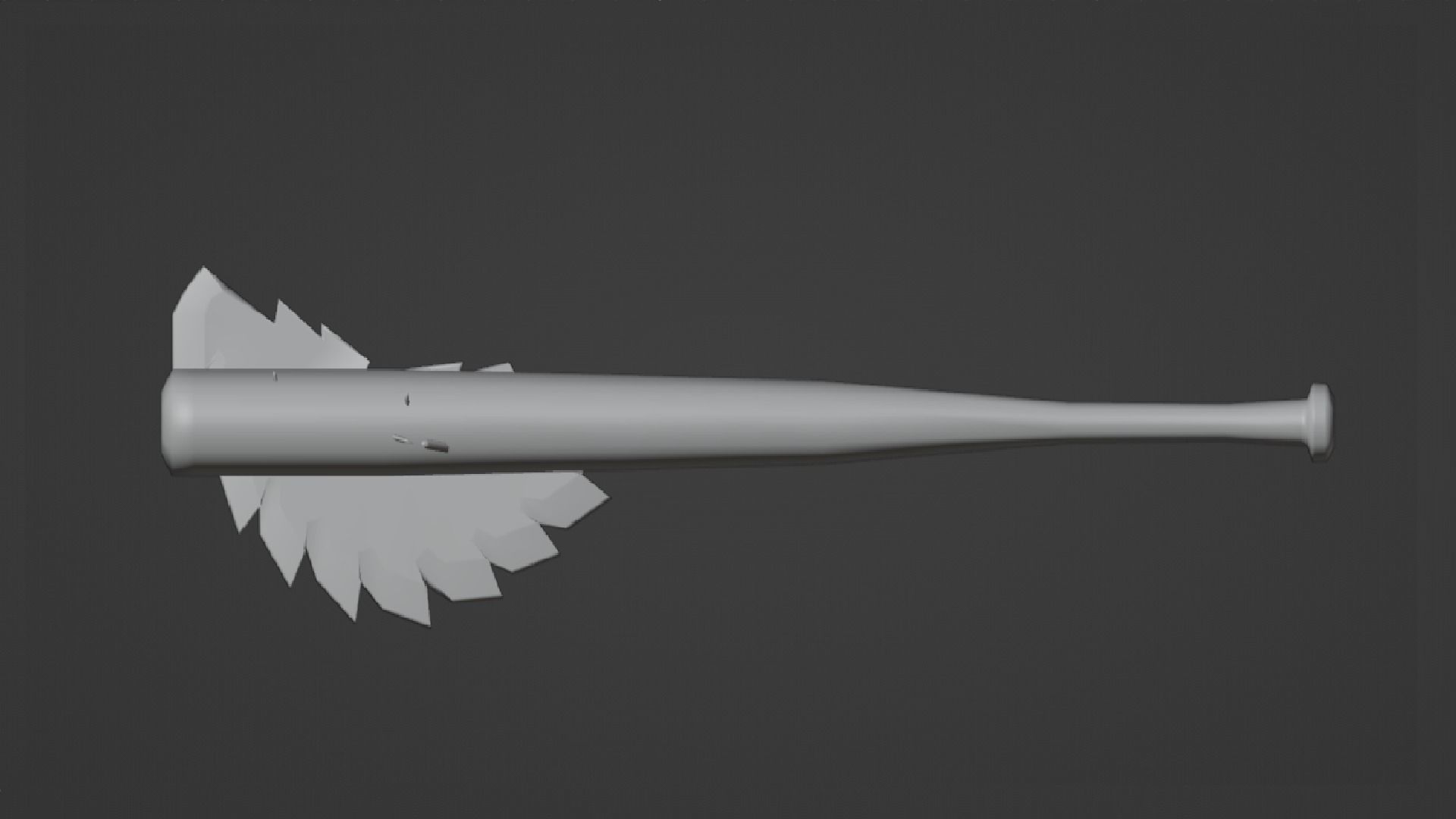 3D model POST APOCALYPTIC MELEE WEAPON BAT BLOODY VARIANT VR / AR / low ...