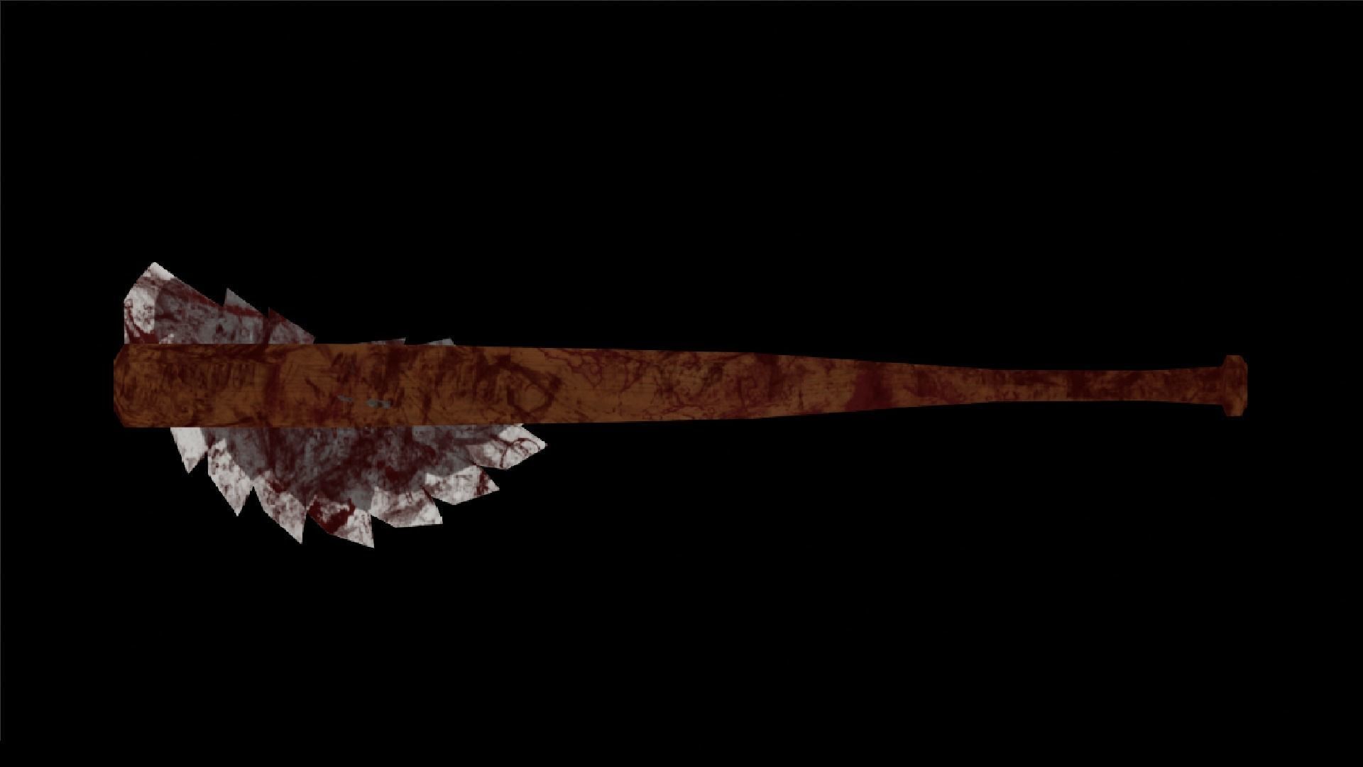 3D model POST APOCALYPTIC MELEE WEAPON BAT BLOODY VARIANT VR / AR / low ...