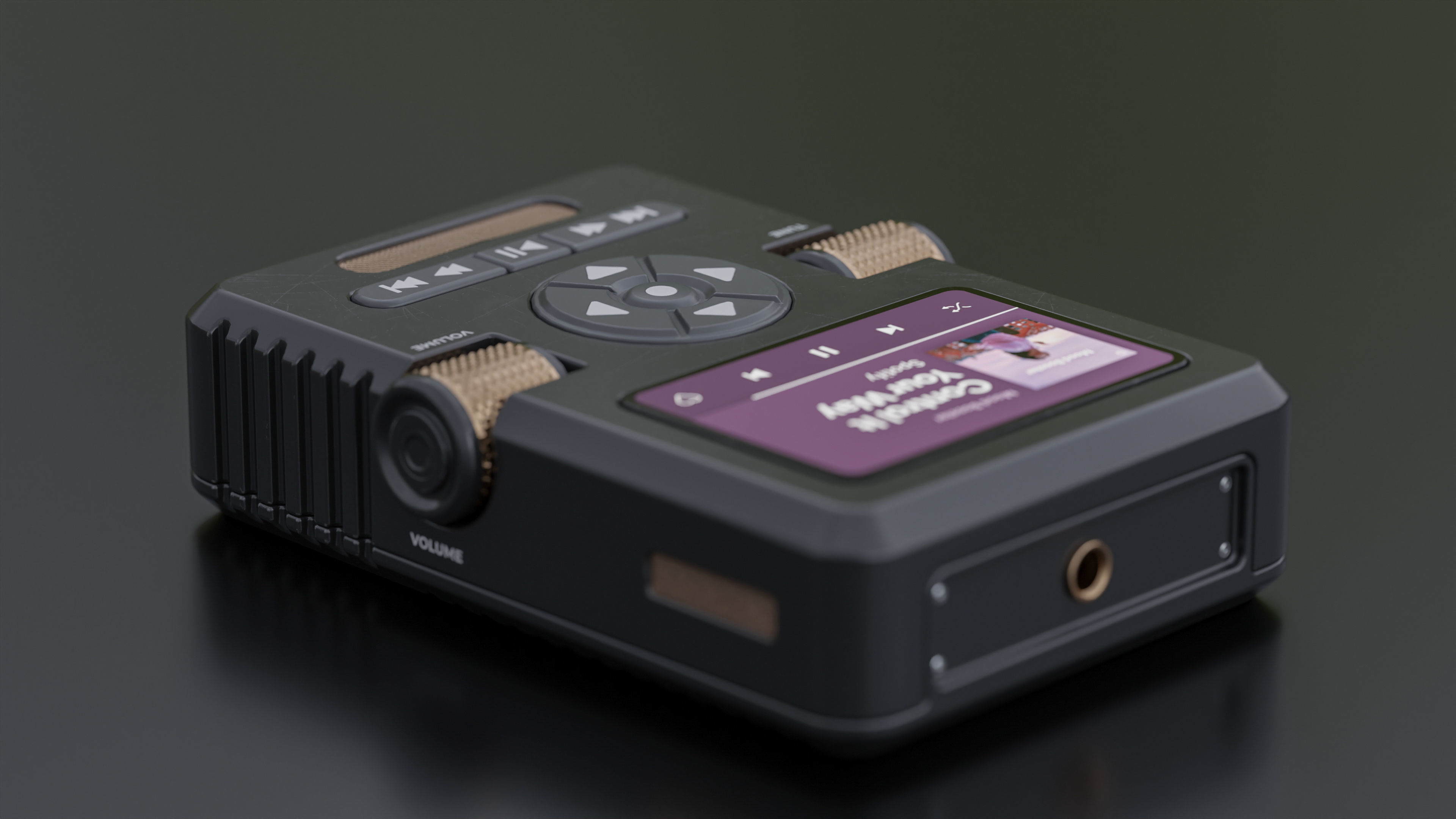 3D model Portable music player concept VR / AR / low-poly | CGTrader