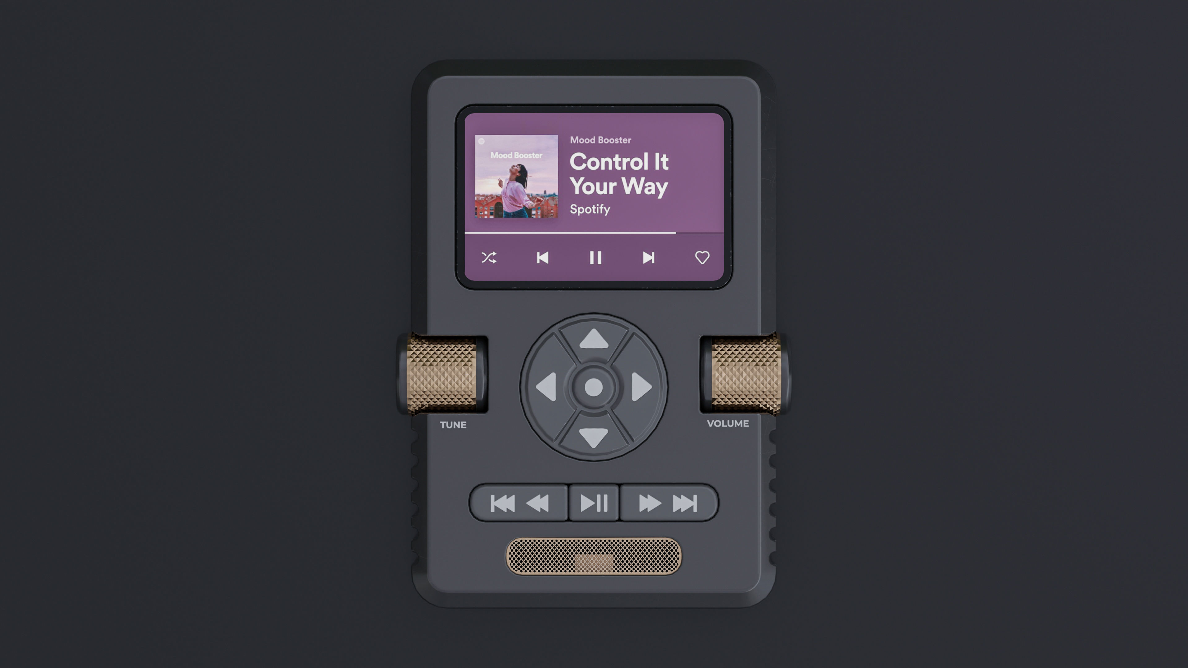 3D model Portable music player concept VR / AR / low-poly | CGTrader