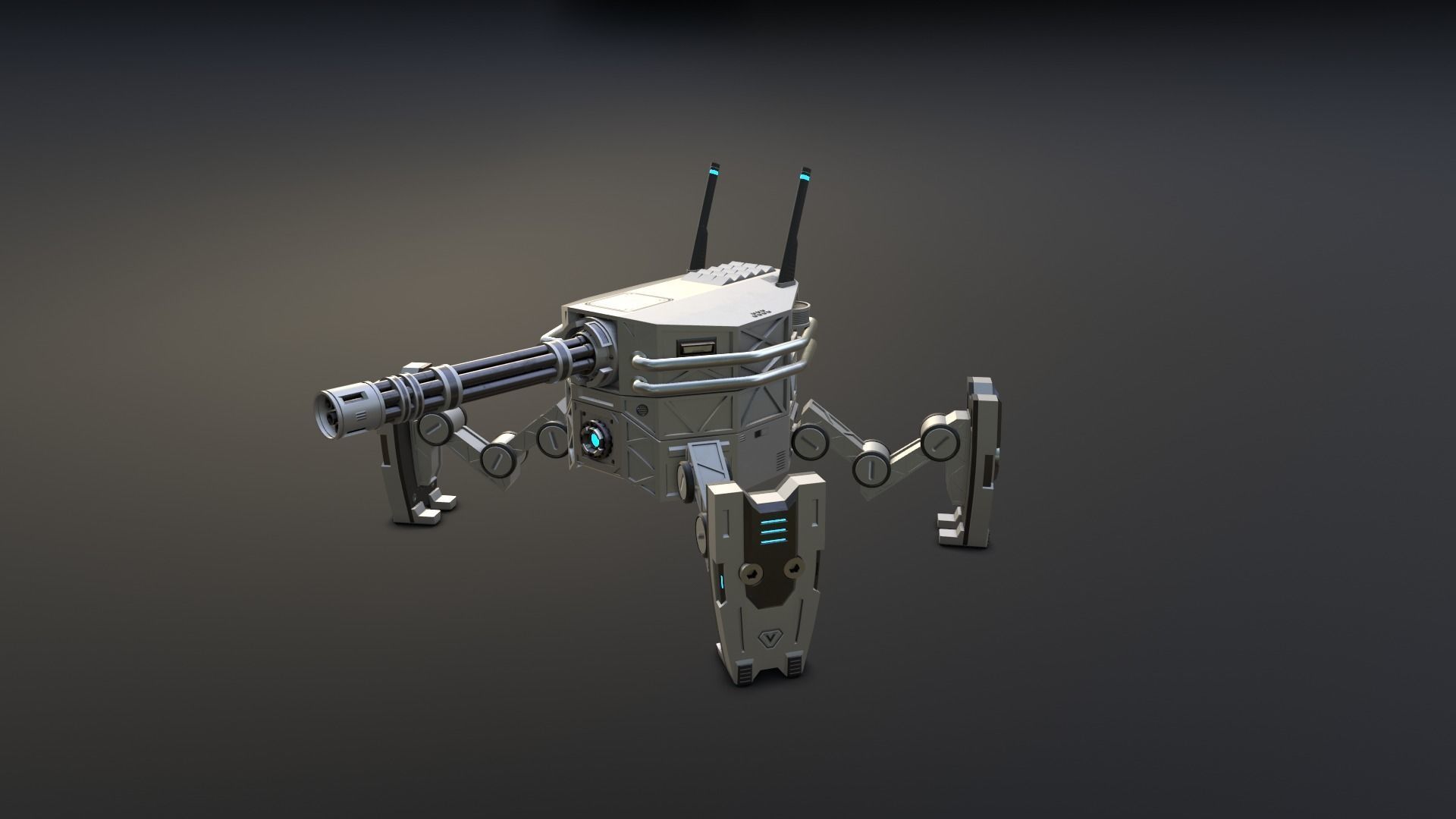 3D model Spider Mech VR / AR / low-poly | CGTrader