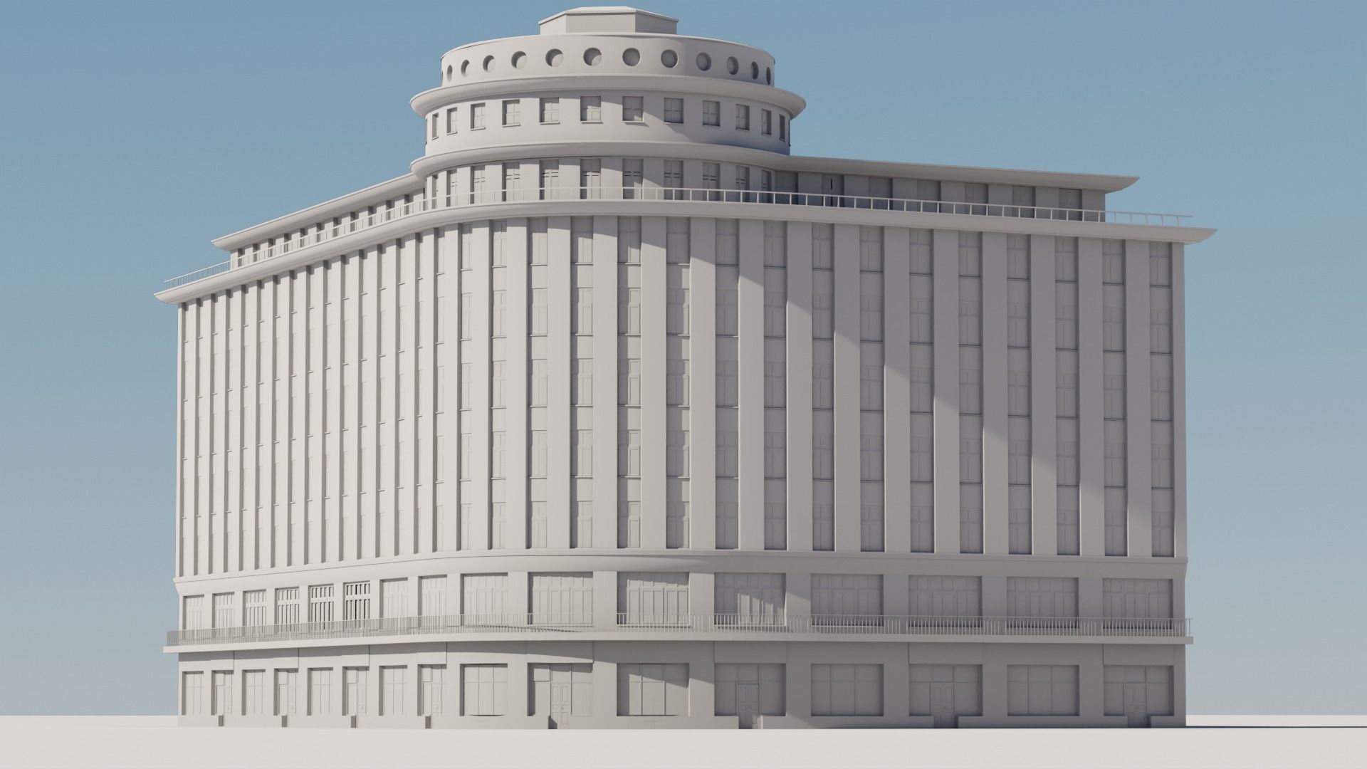 3D model Eastern European Building 002 VR / AR / low-poly | CGTrader