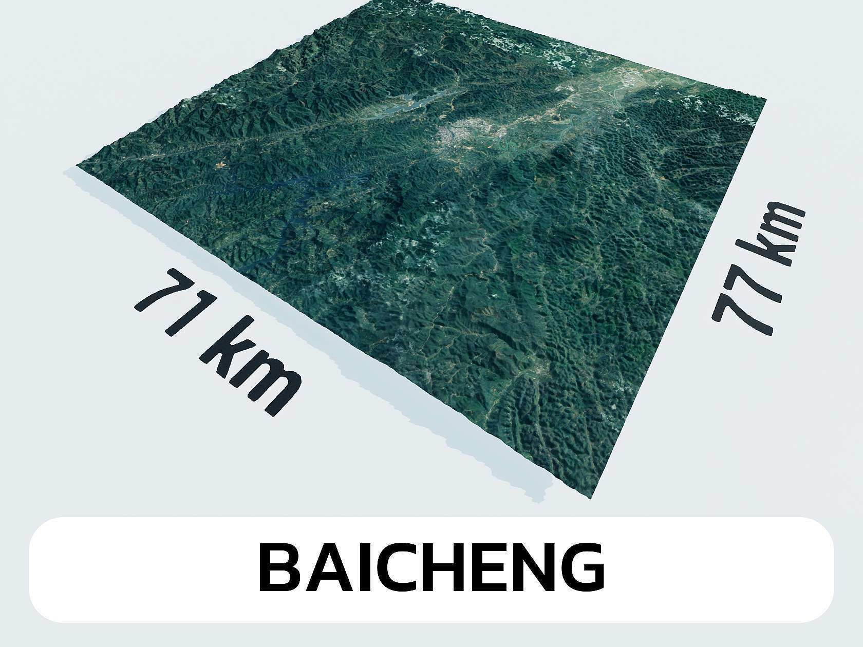 Baicheng China City Landscape 3D Model 3D model | CGTrader