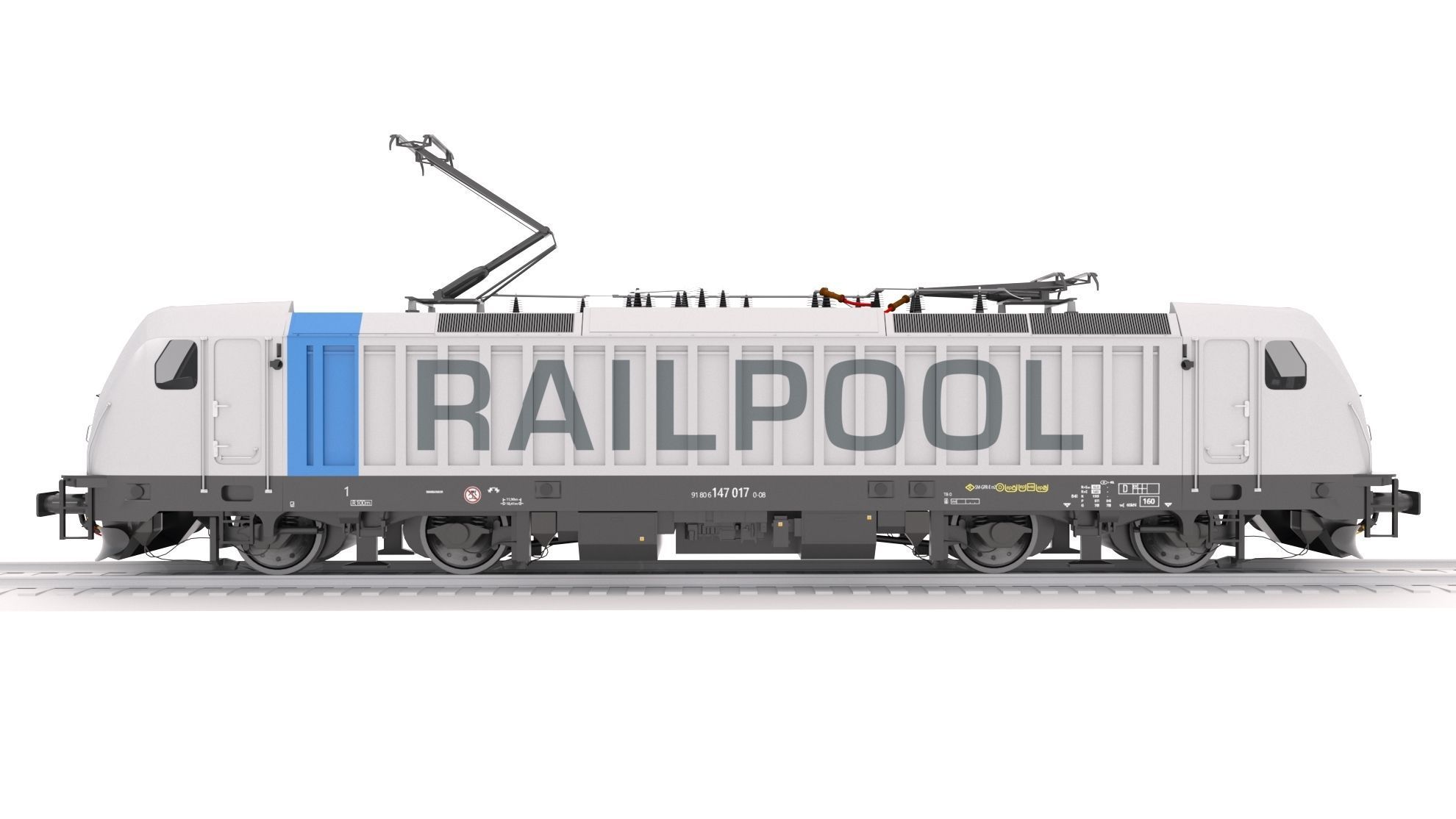 Bombardier TRAXX AC3 Railpool Locomotive 3D model | CGTrader