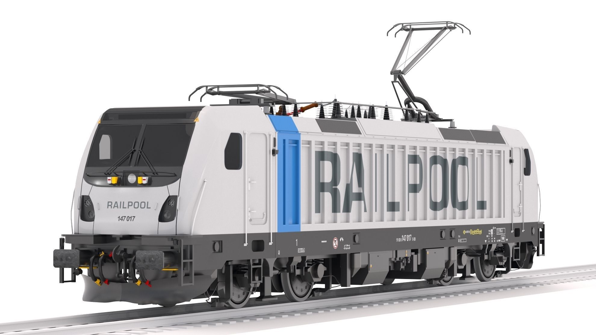 Bombardier TRAXX AC3 Railpool Locomotive 3D model | CGTrader