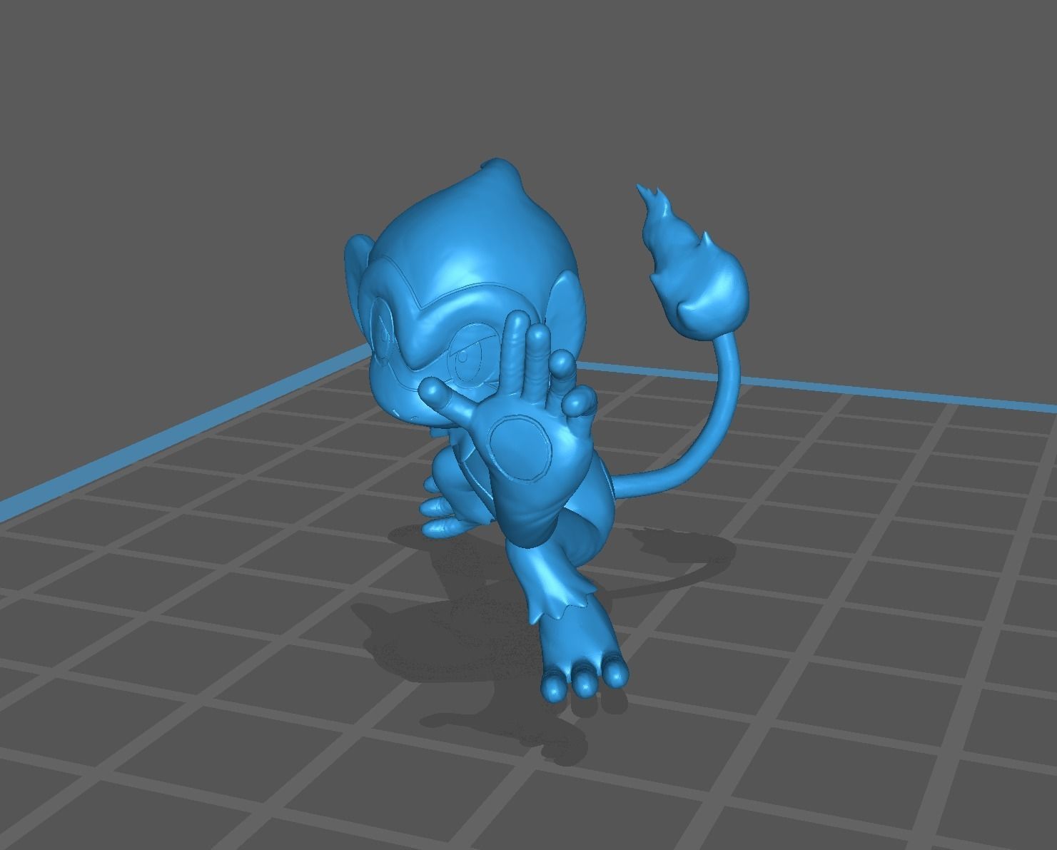 Chimchar Monferno and Infernape 3D print model 3D model 3D printable ...