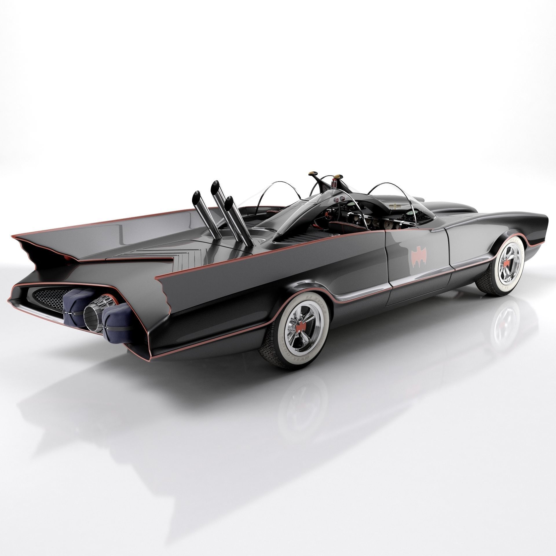 Batmobile 1966 3D model | CGTrader